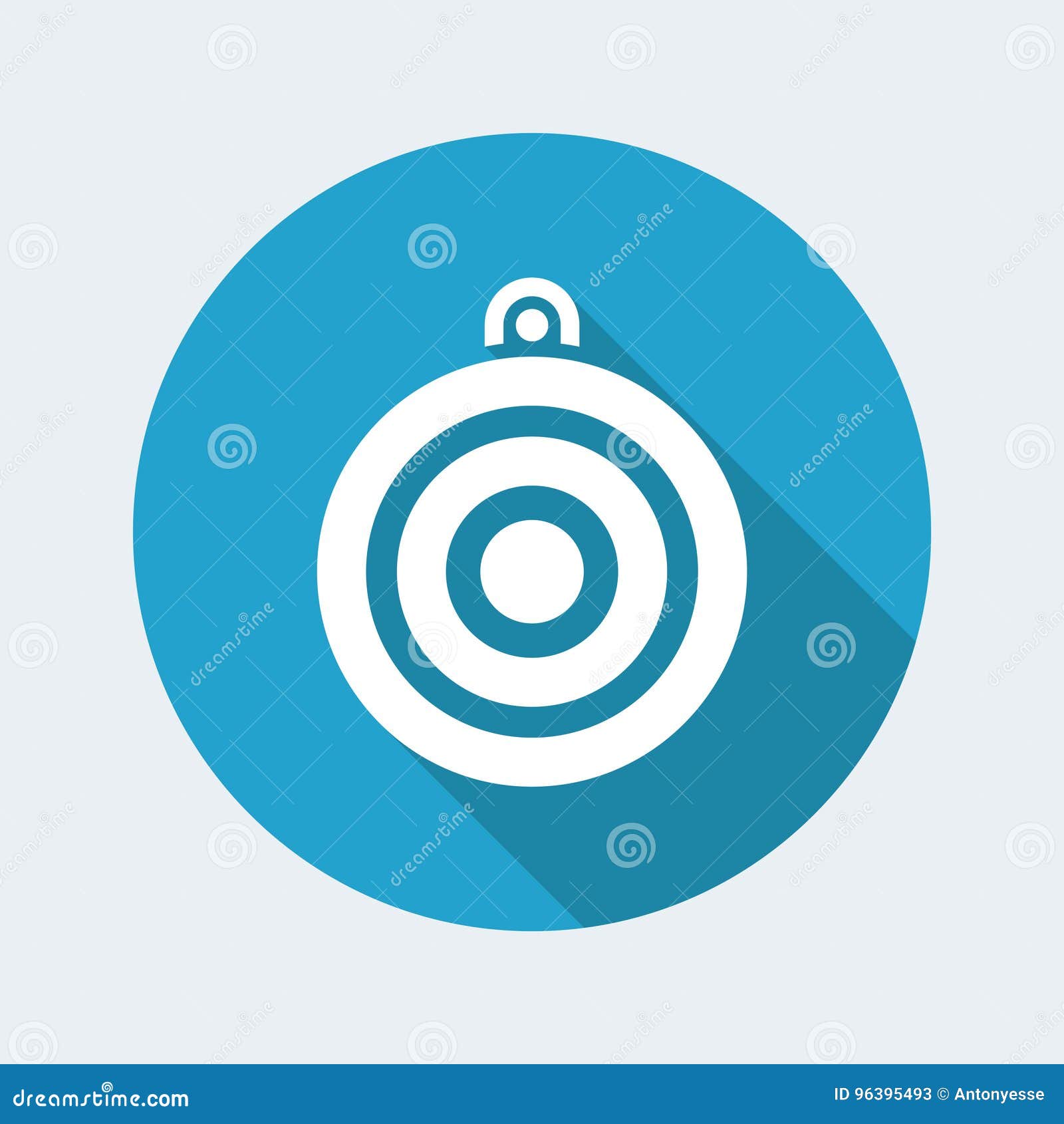 Target icon stock vector. Illustration of center, design - 96395493