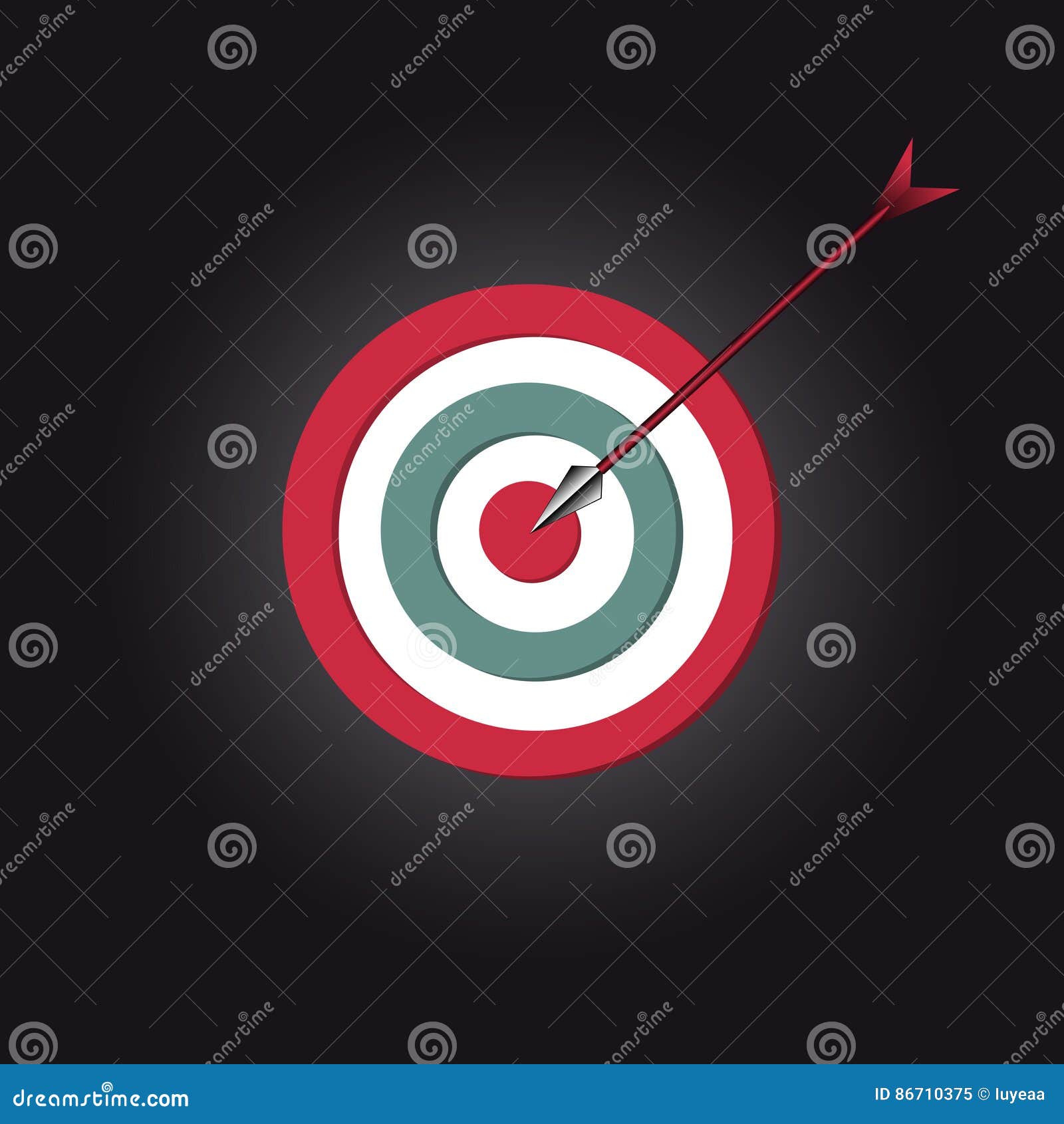 Target icon. Vector stock vector. Illustration of business - 86710375