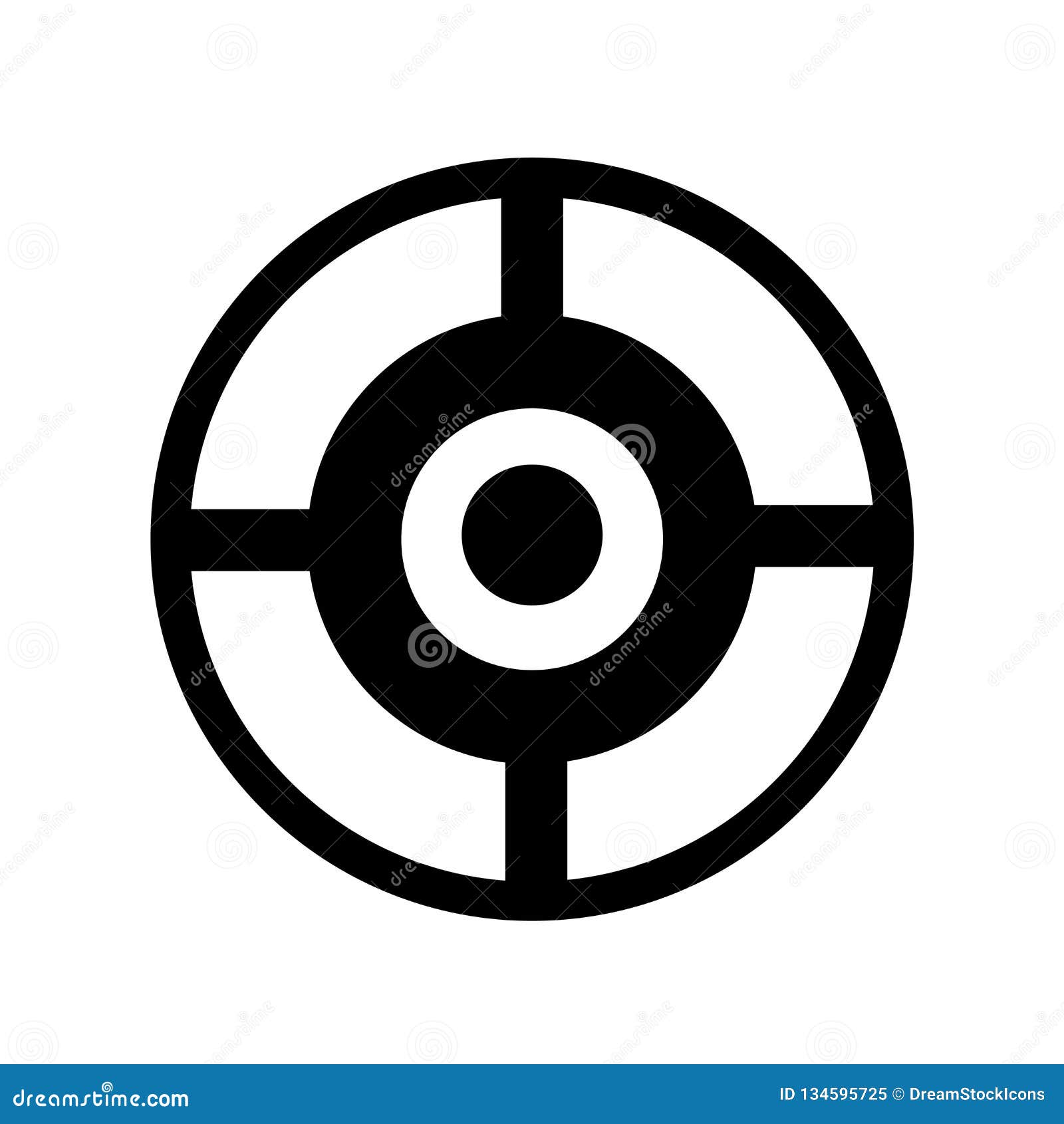 Target Icon Vector Isolated on White Background, Target Sign ...