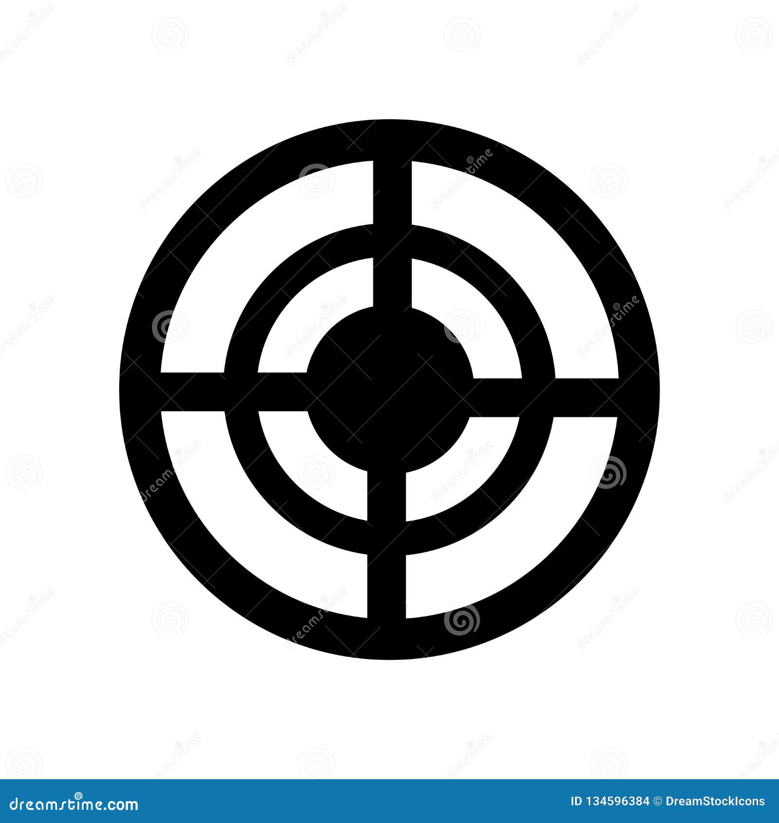 Target Icon Vector Isolated on White Background, Target Sign ...