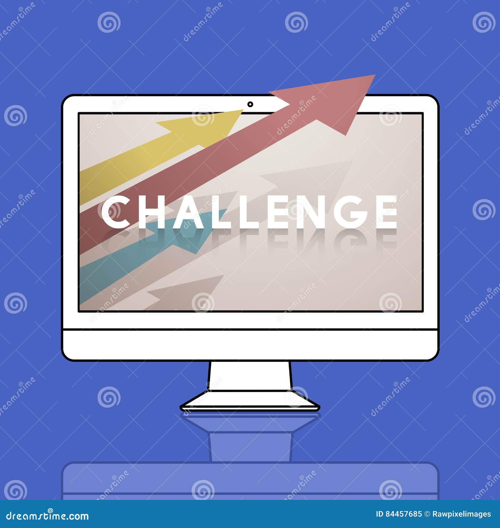 Target Improvement Challenge Icon Concept Stock Illustration ...