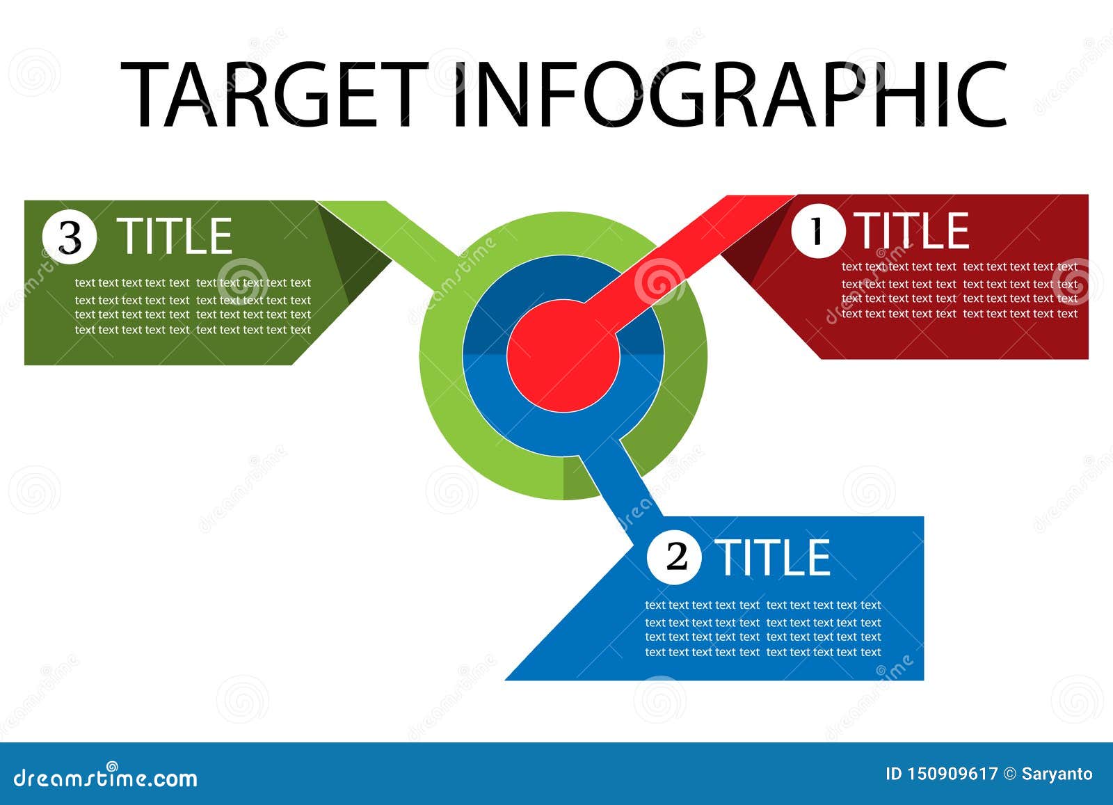 Target Infographic, Infographic Design Template.Vector Illustration ...
