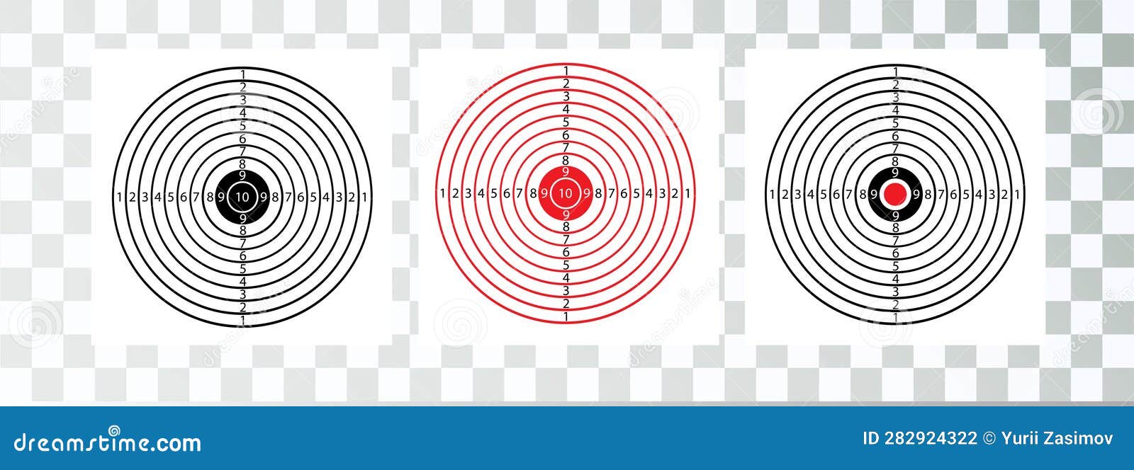 Target Life Size Blank Blank Mockup for Shooting from Machine Gun and ...