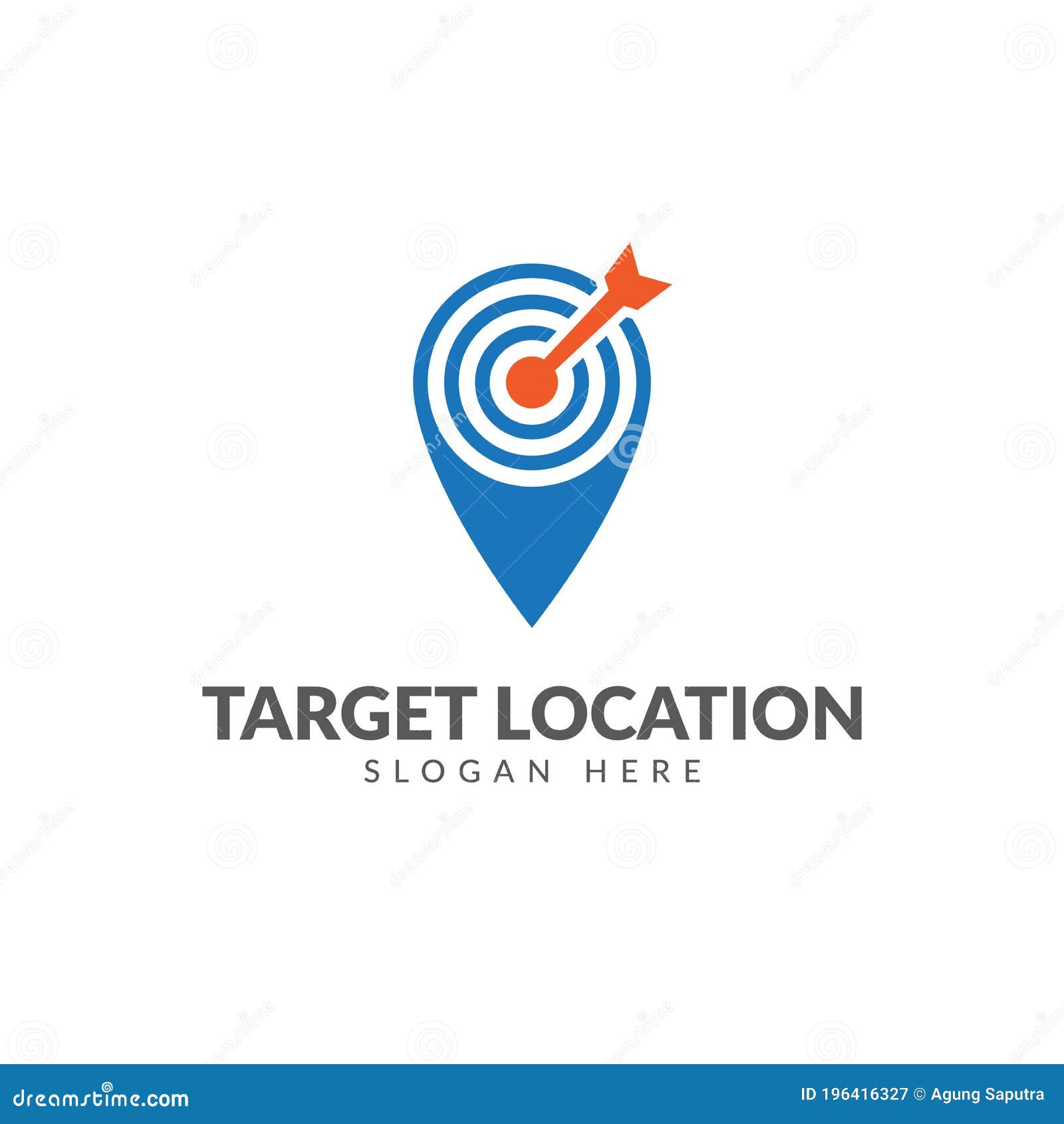 GPS Target Location Symbols Cartoon Vector | CartoonDealer.com #74751119