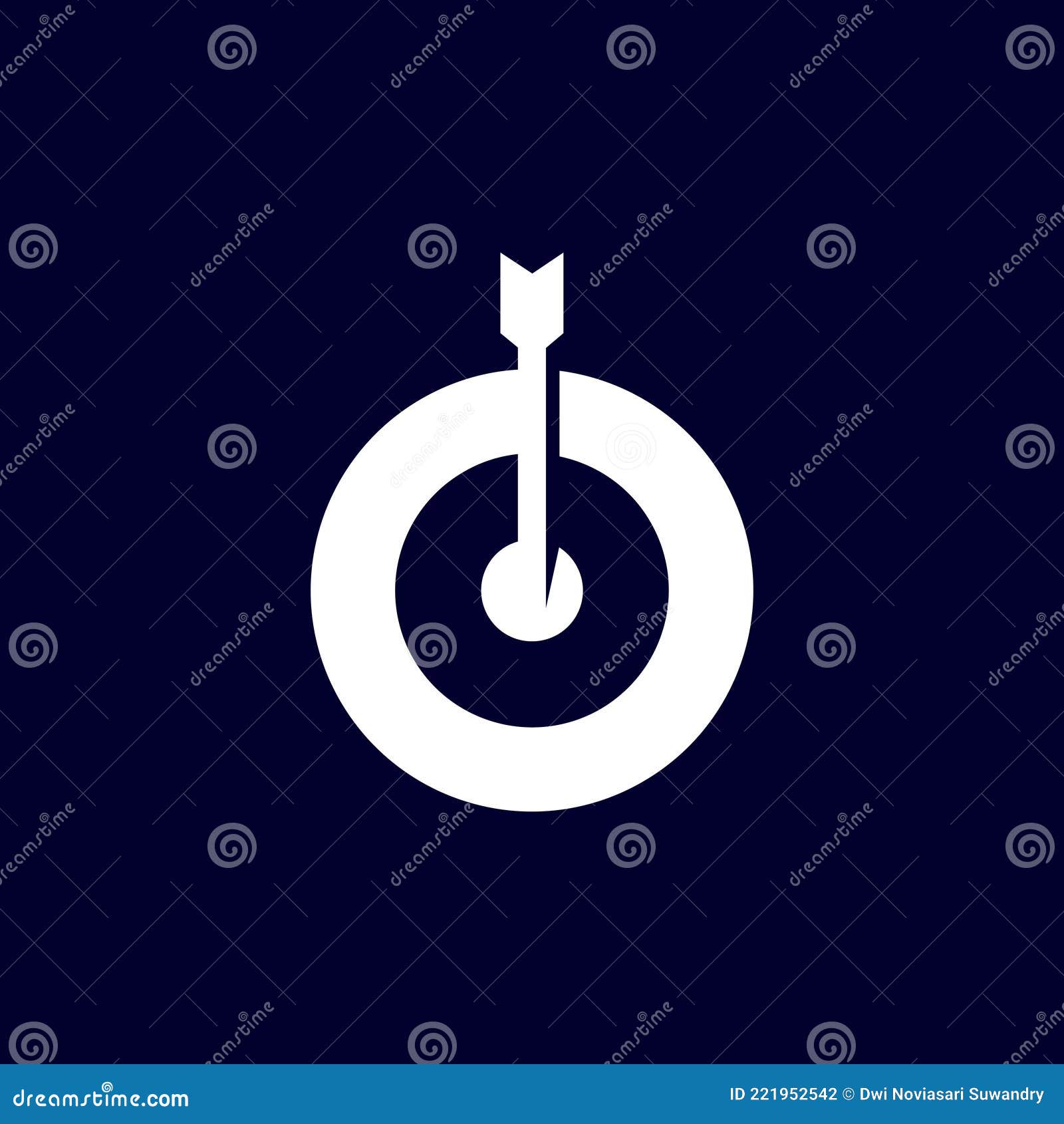Target Logo with Arrow in Circle Symbol Stock Vector - Illustration of ...