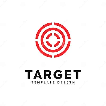 Target Logo Arrow Direction, Circle Target Vector Illustration Stock ...