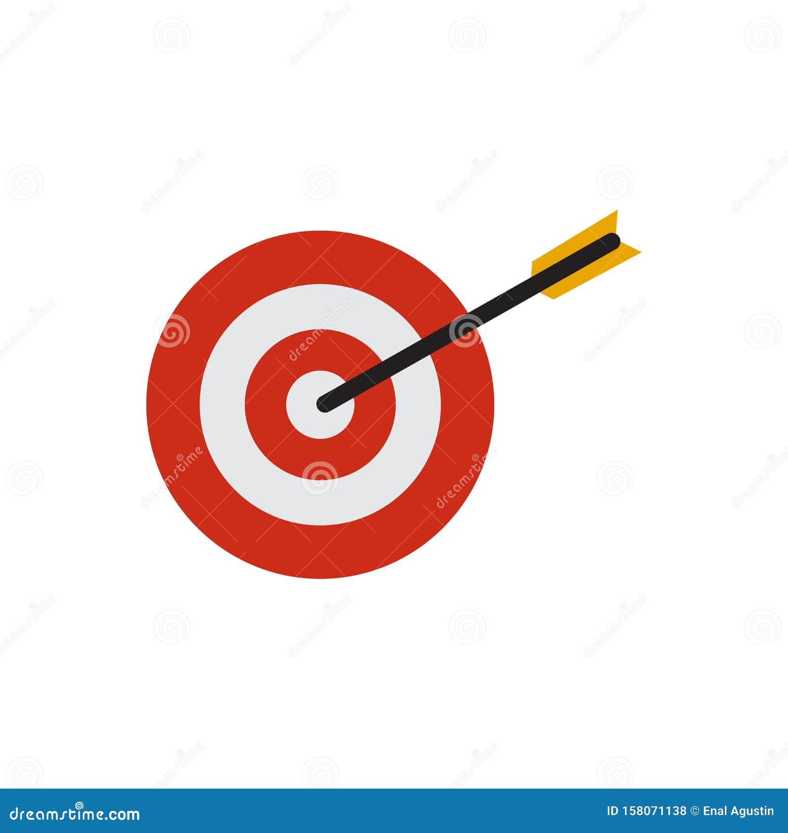 Target Logo Design Vector Template Stock Vector - Illustration of ...