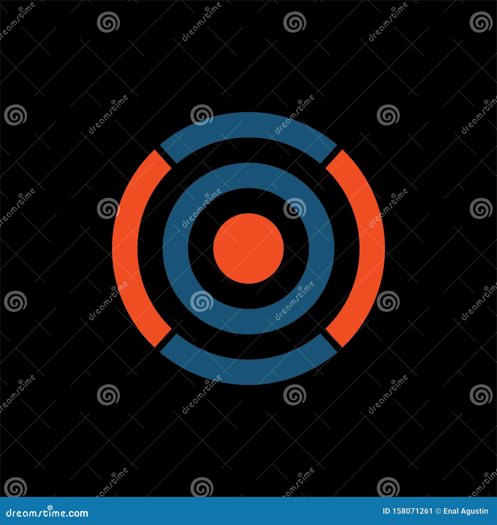 Target Logo Design Vector Template Stock Vector - Illustration of ...