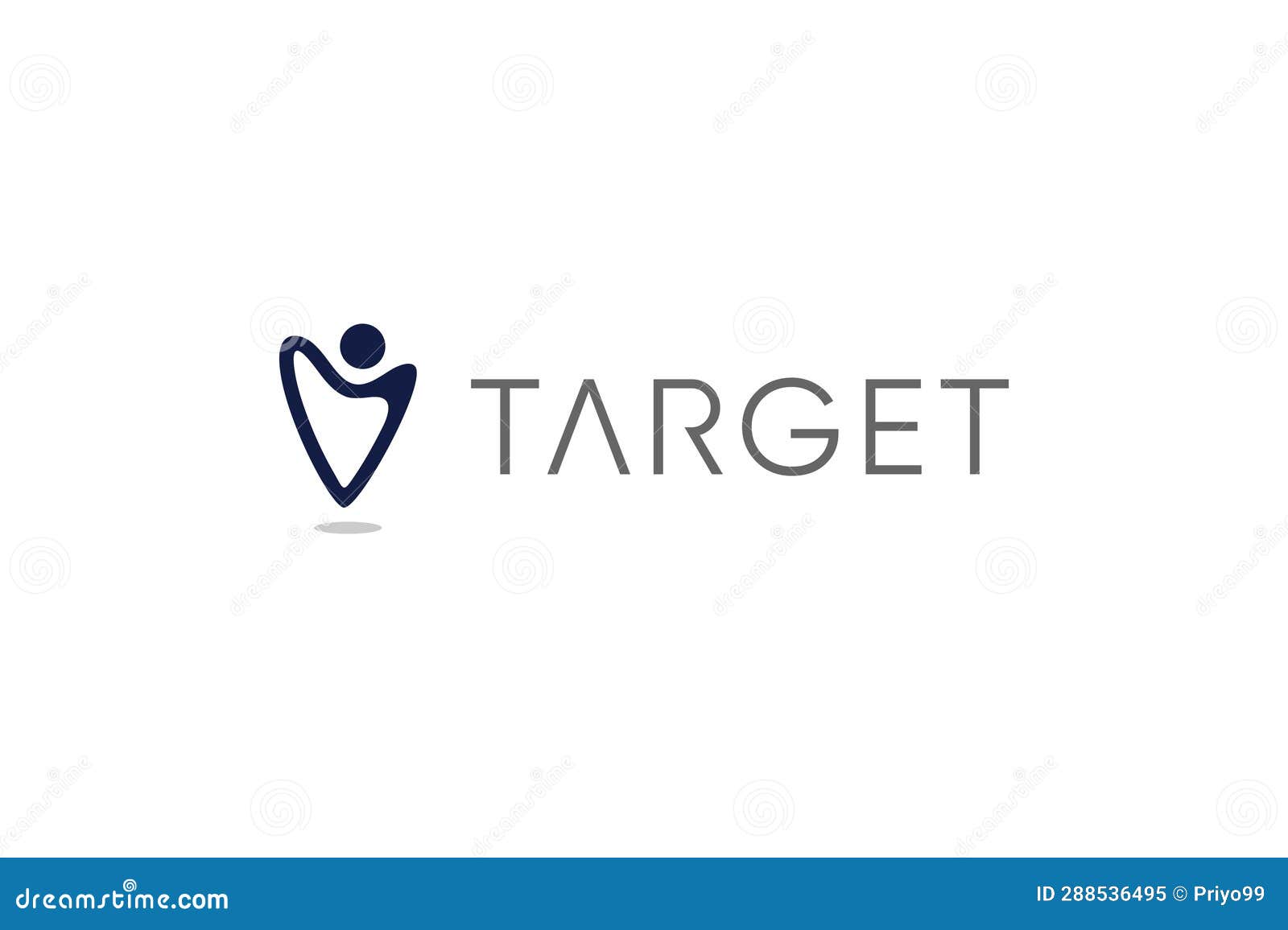 Target Logo Design with Modern Unique Concept Stock Vector ...