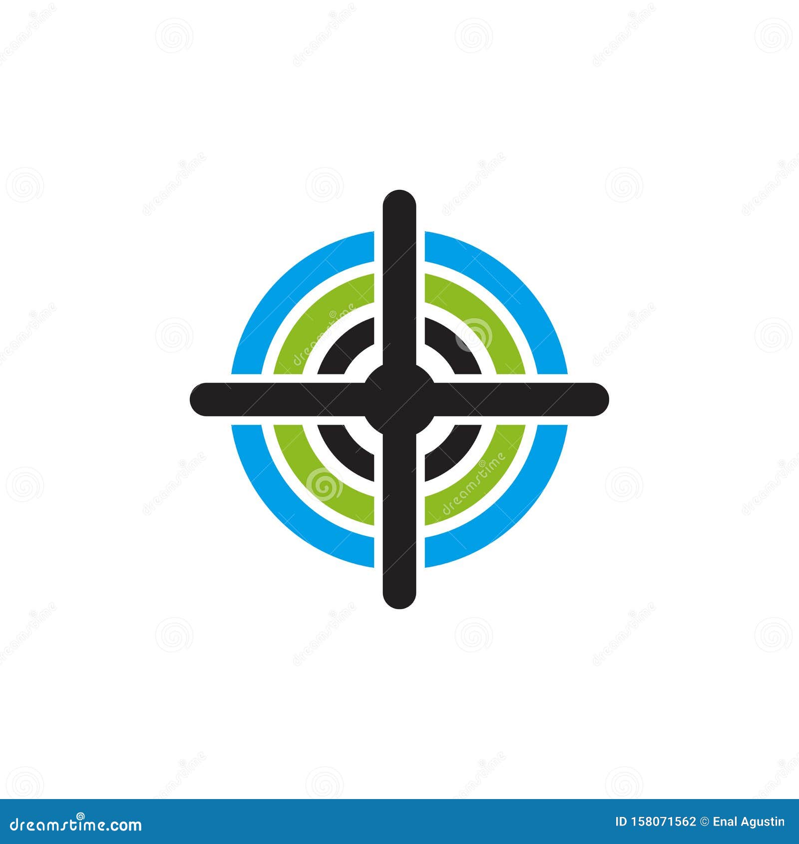 Target Logo Design Vector Template Stock Vector - Illustration of ...