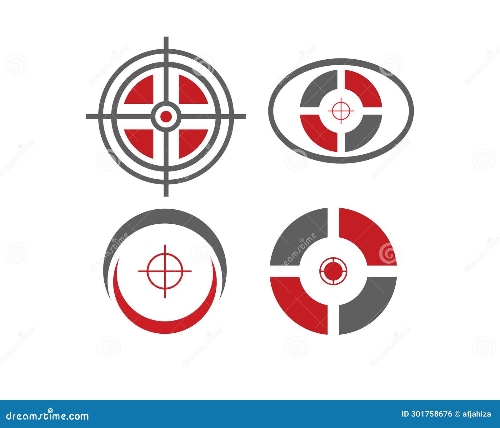 Target Logo Icon Template Symbol Stock Vector - Illustration of board ...