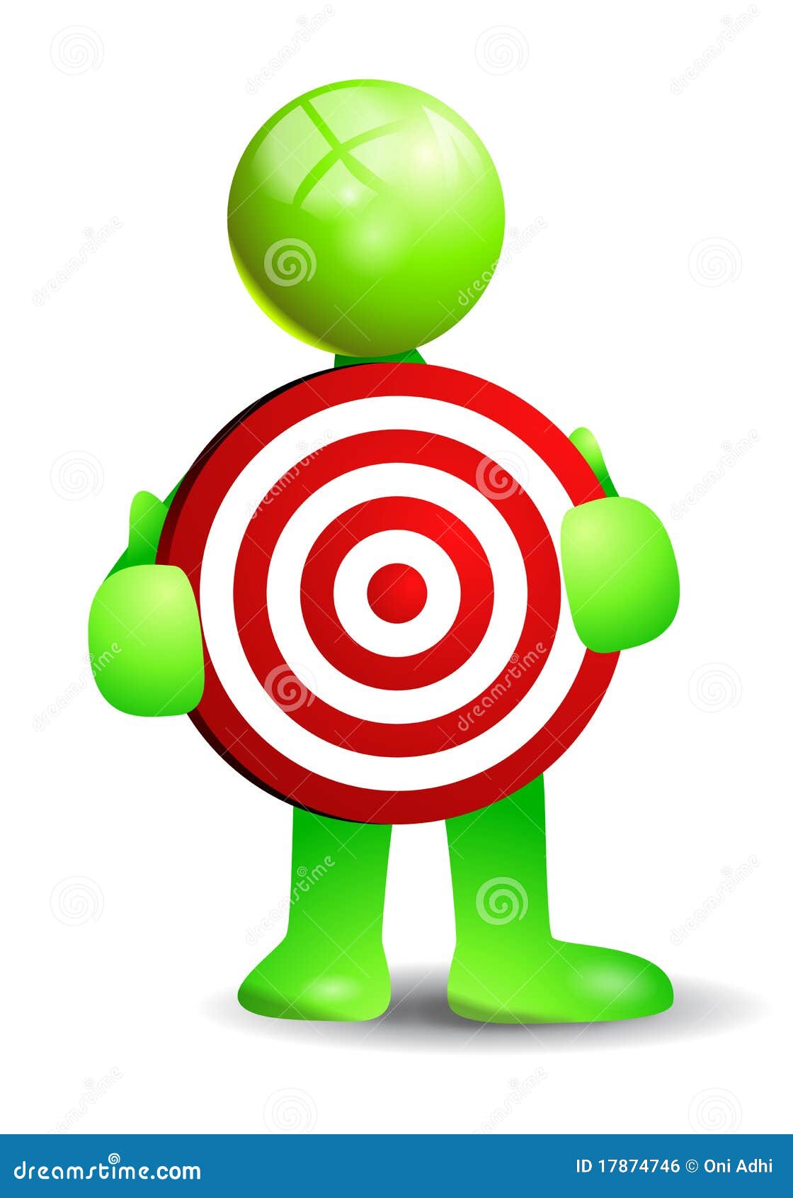 Target man stock illustration. Illustration of shoot - 17874746