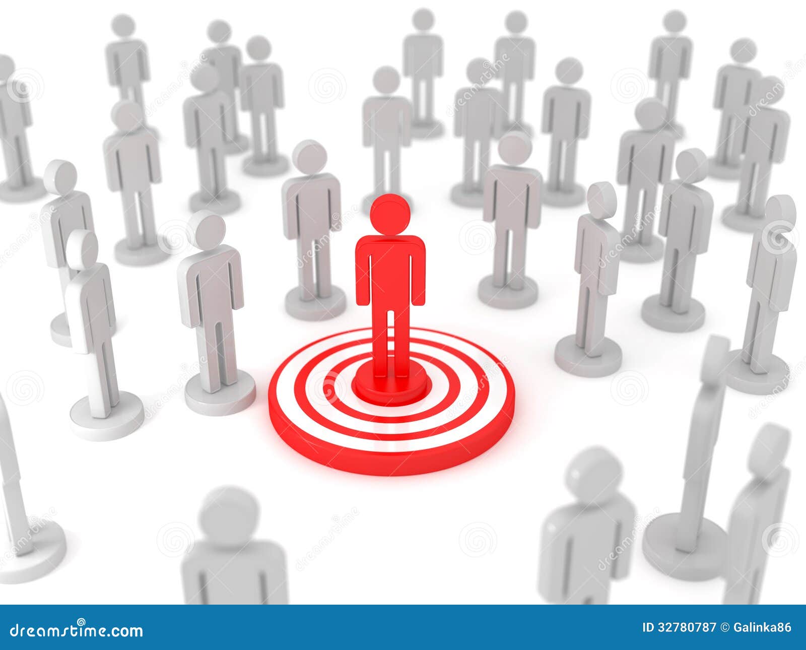 Target man stock illustration. Illustration of power - 32780787