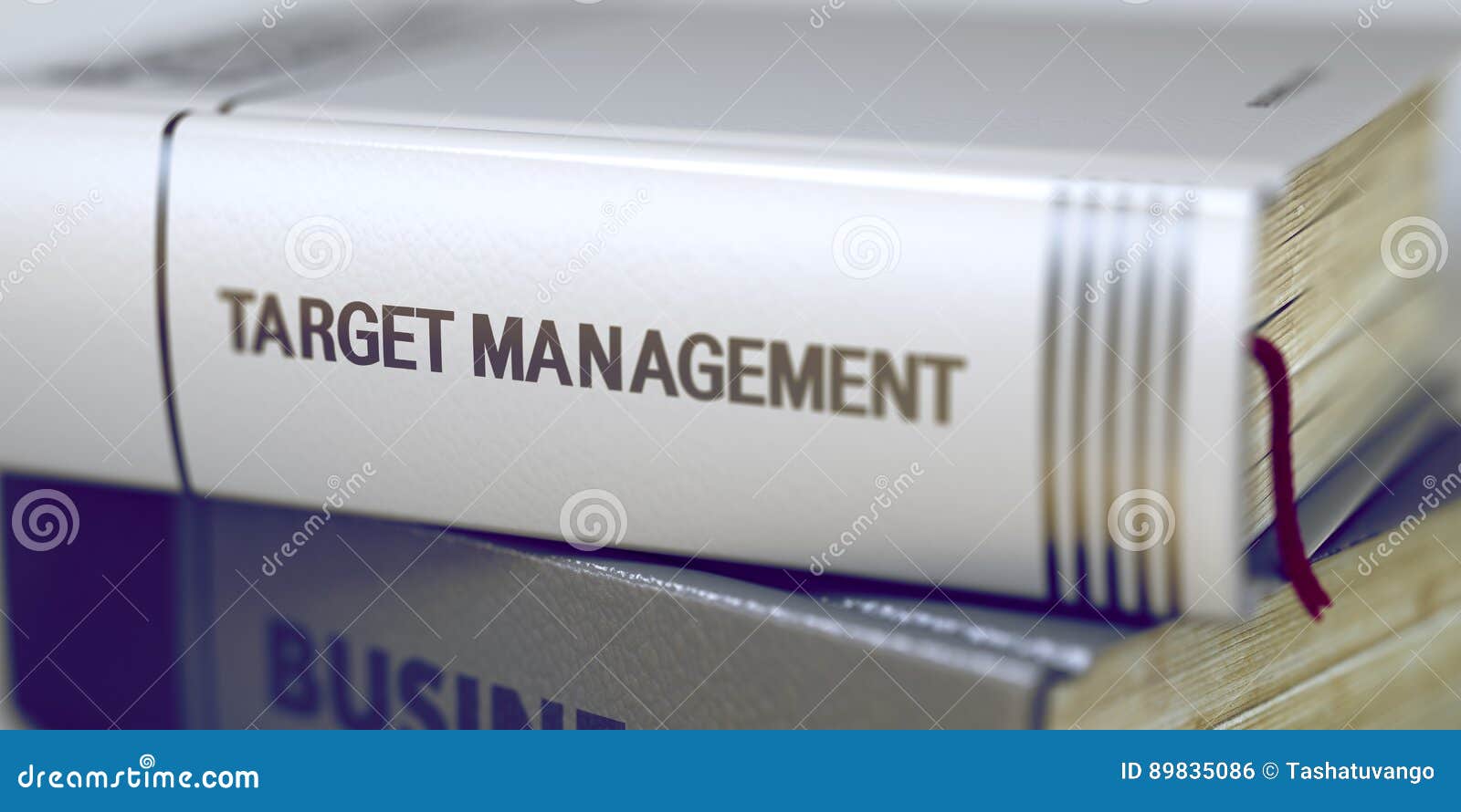 Target Management Concept on Book Title. 3D. Stock Photo - Image of ...