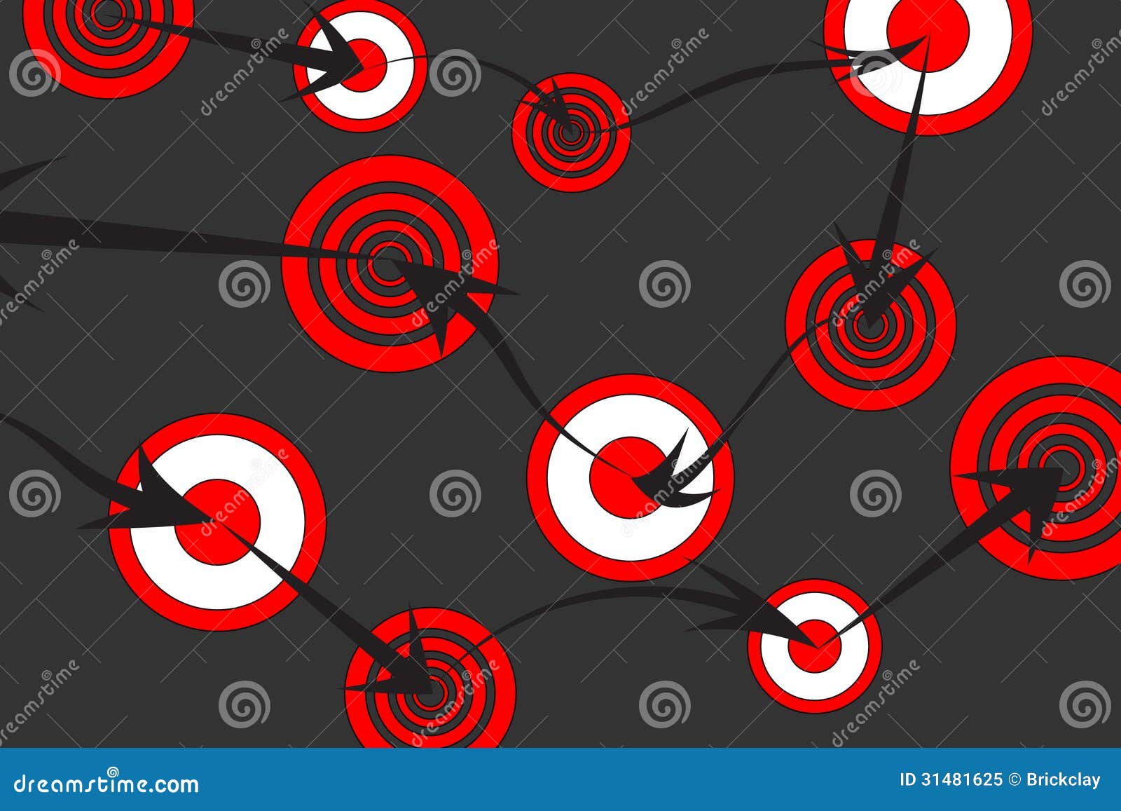 Target stock illustration. Illustration of coloured, grey - 31481625