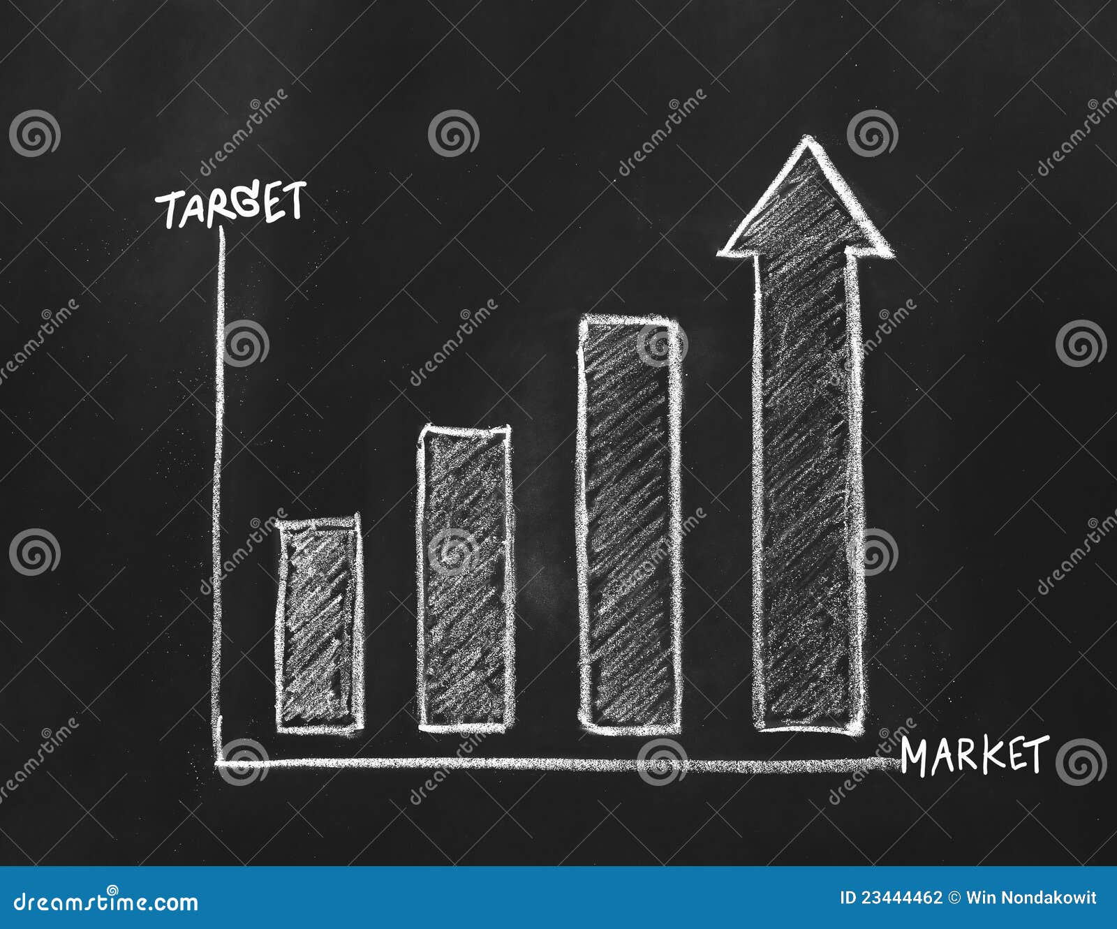 Target and market stock photo. Image of graph, corporate - 23444462