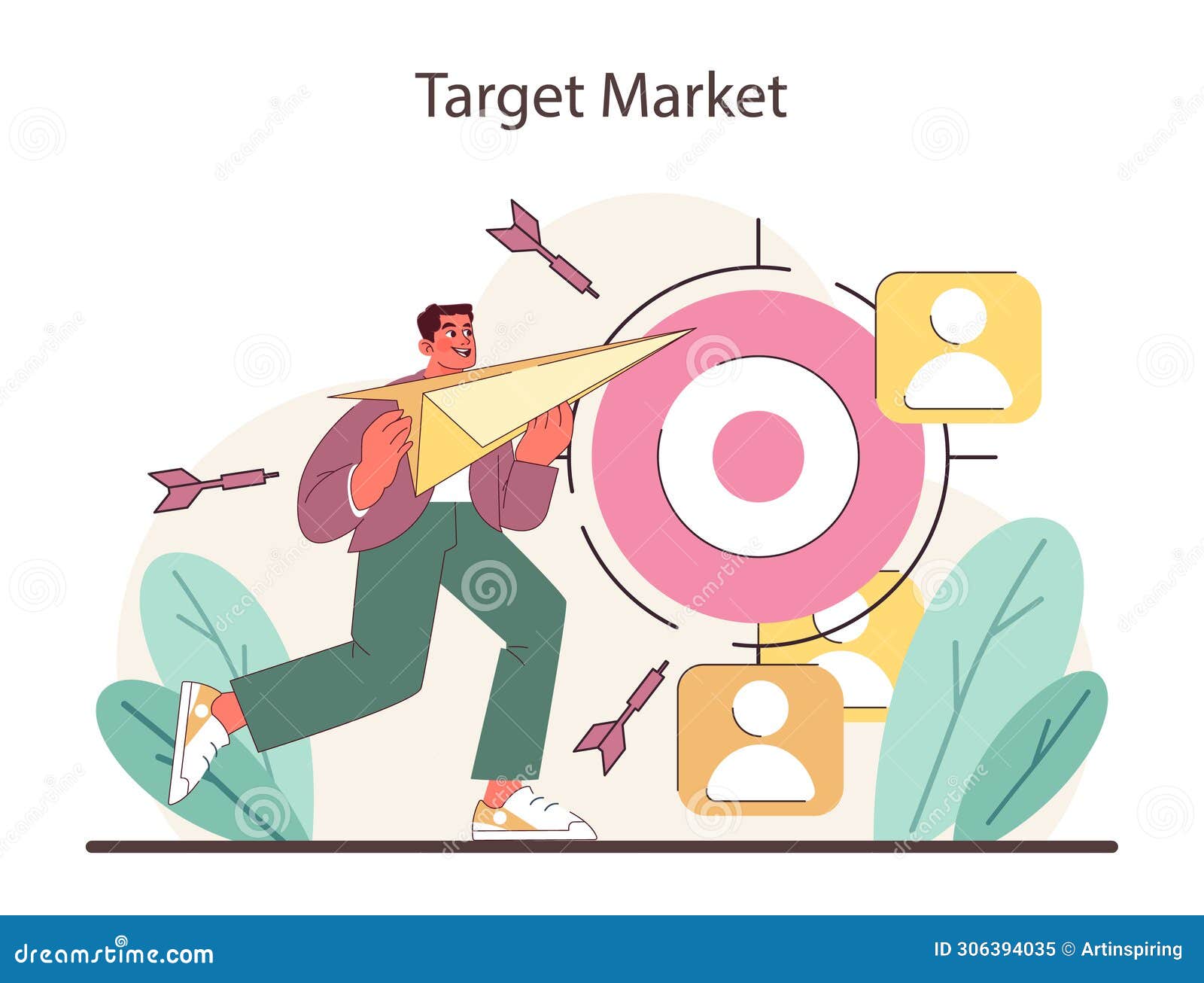 Target Market Concept. an Engaging Visual Guide To Strategic Market ...