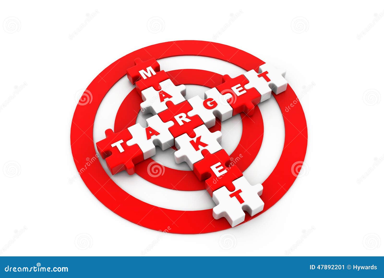 Target market stock illustration. Illustration of customer - 47892201