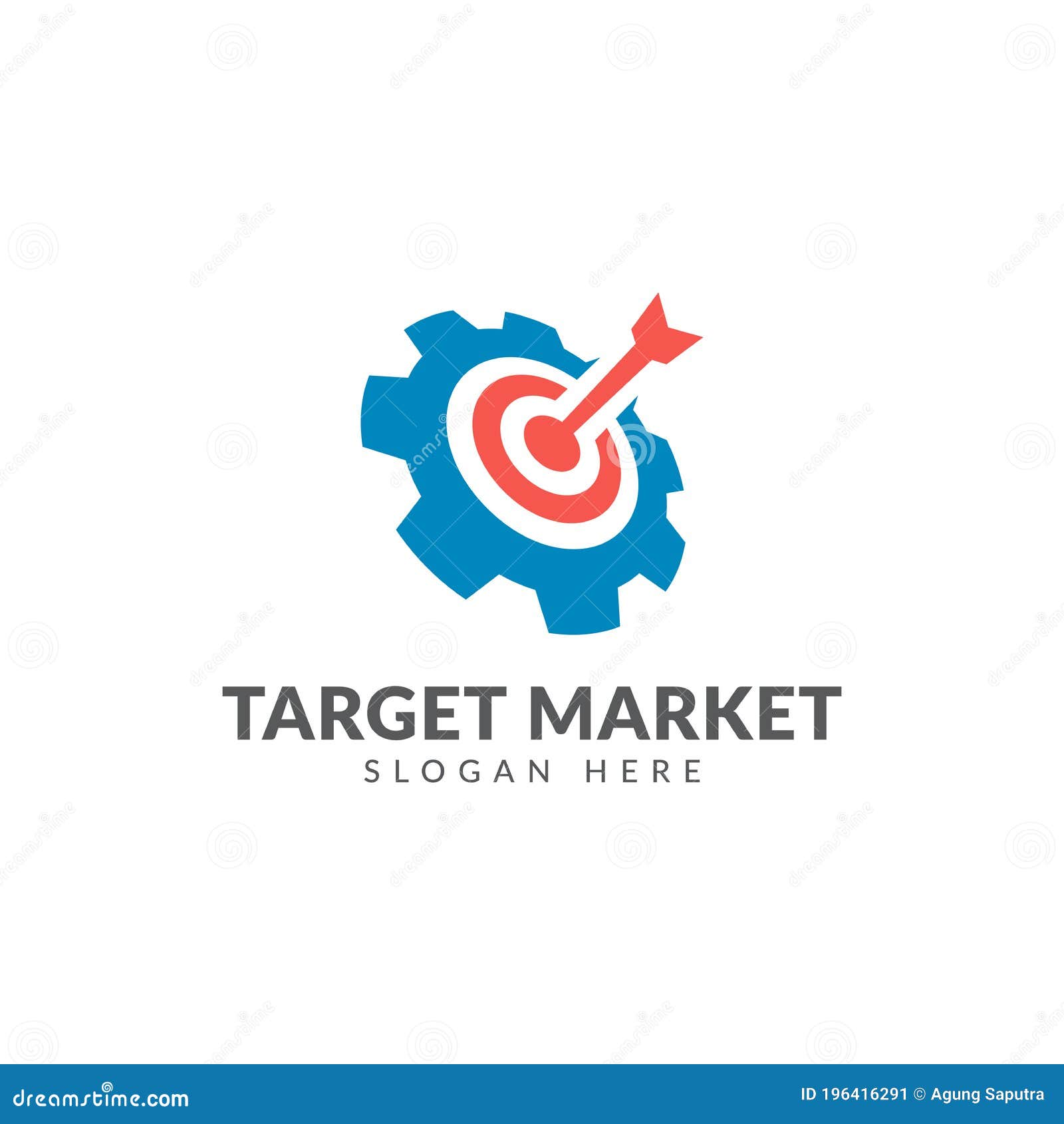 Target Market Logo or Icon Template Stock Vector - Illustration of ...