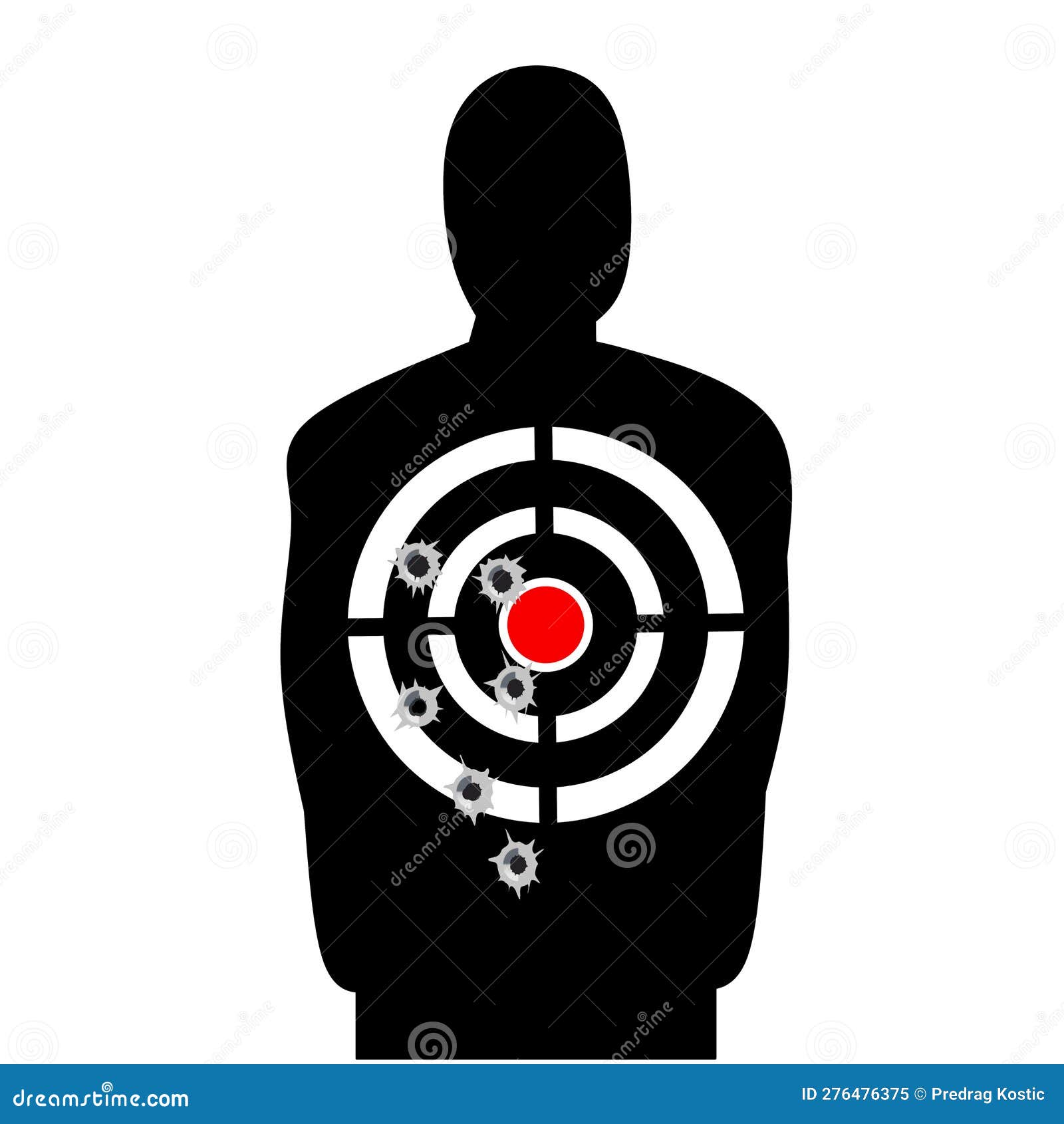 Target men stock illustration. Illustration of logo - 276476375