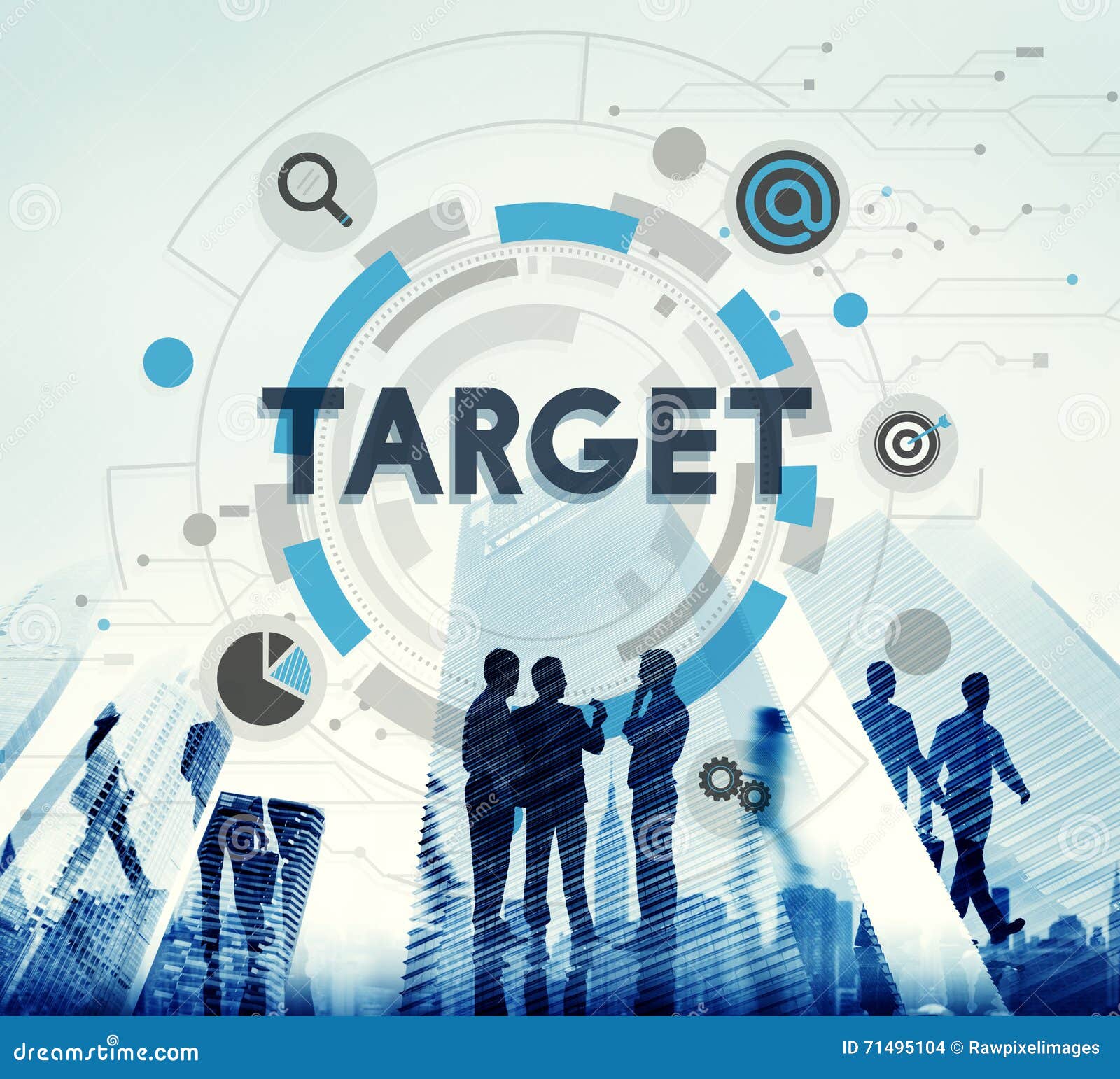 Target Mission Goal Aim Inspiration Concept Stock Illustration ...