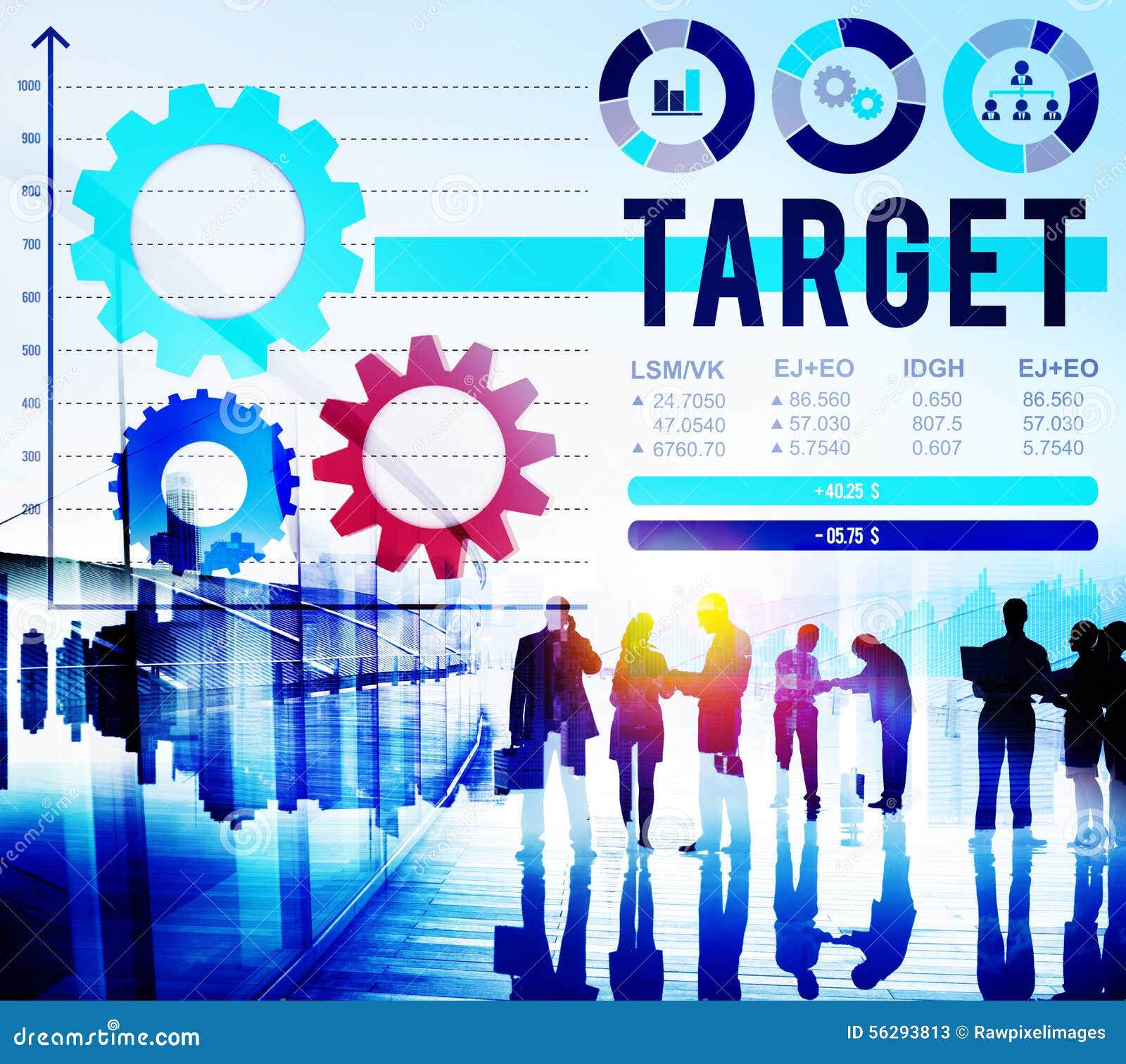 Target Mission Solution Success Vision Goal Concept Stock Image - Image ...