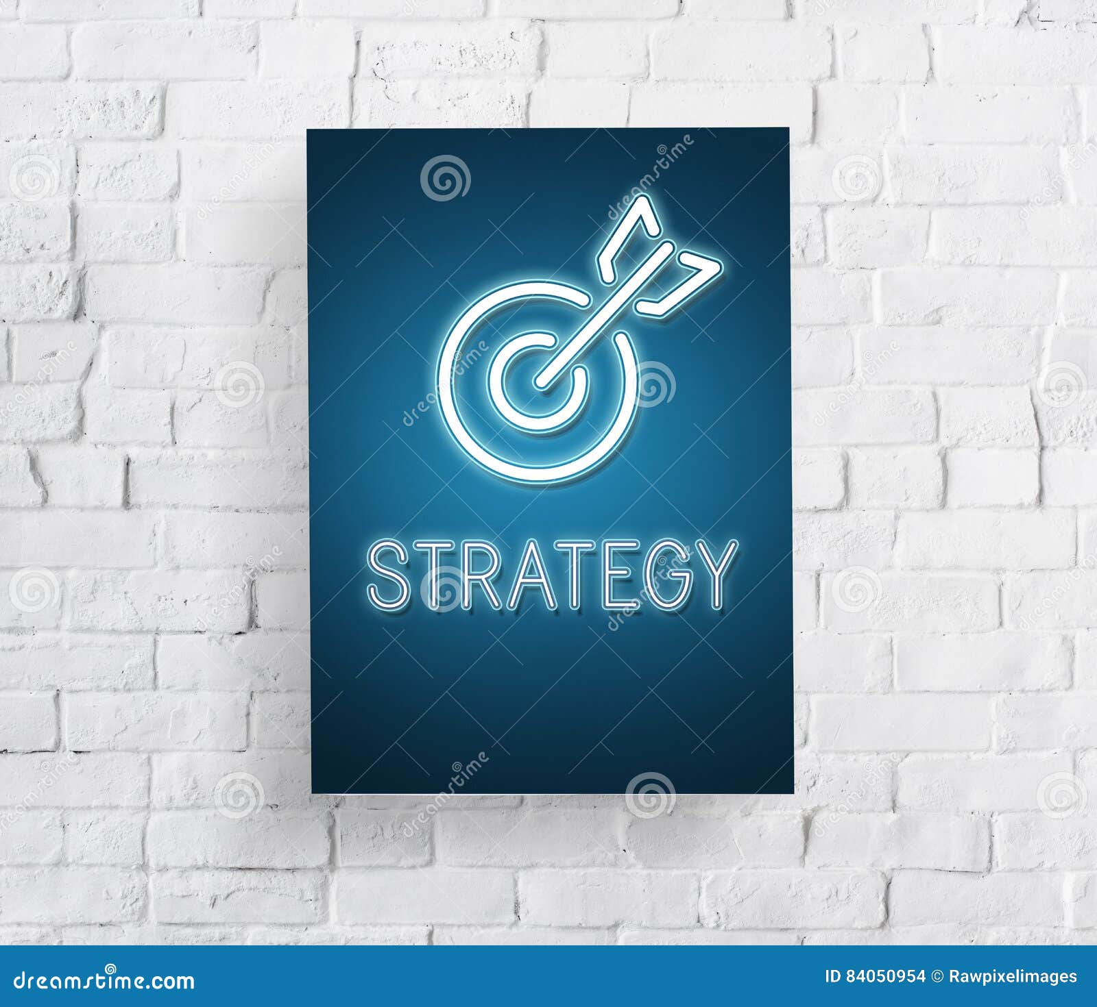 Target Mission Vision Business Goal Aim Concept Stock Illustration ...