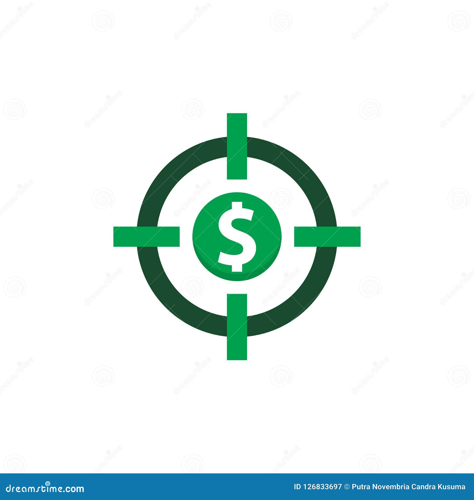 Target Money Logo Icon Design Stock Vector - Illustration of dollar ...