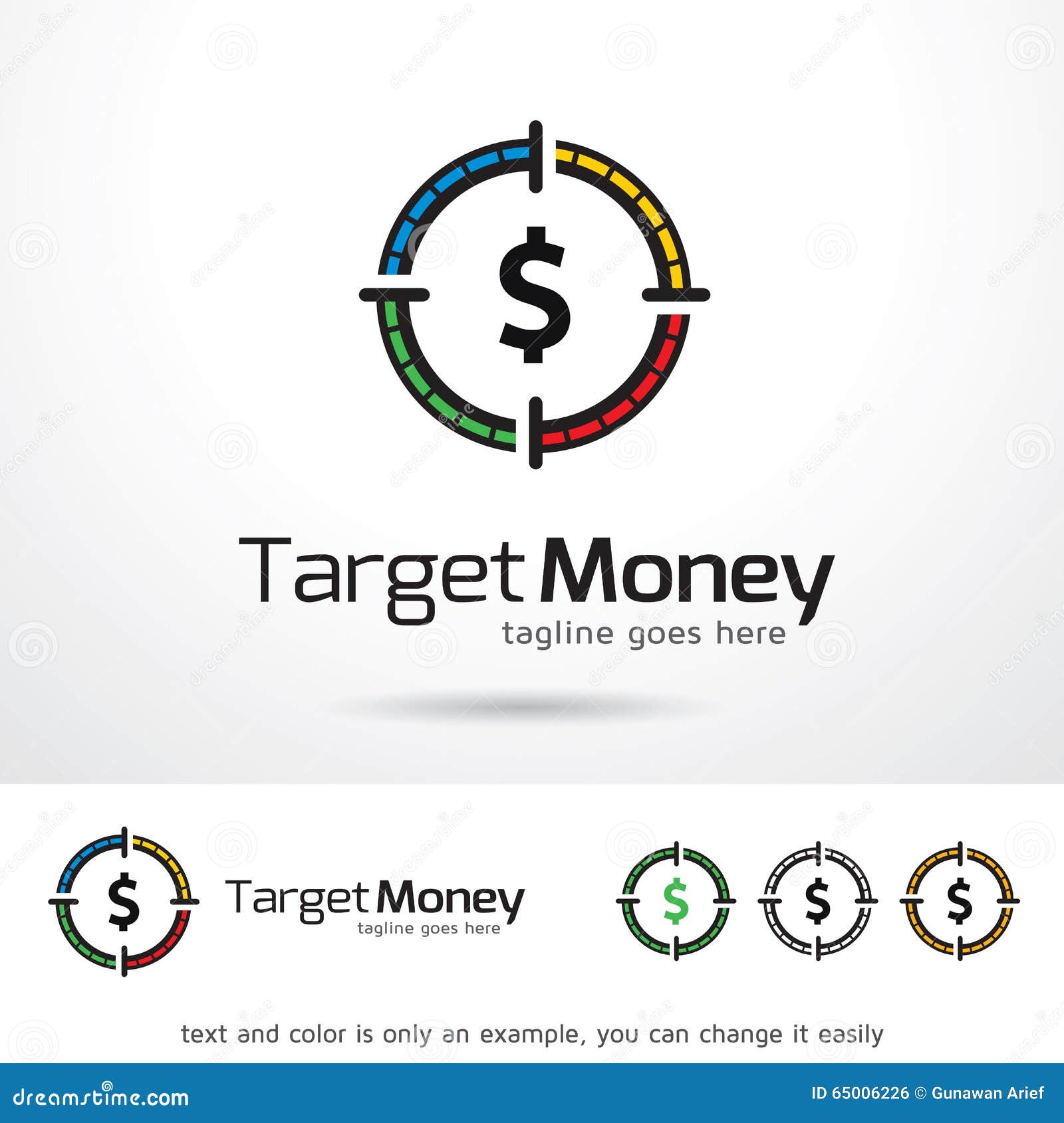 Target Money Logo Template Design Vector Stock Vector - Illustration of ...