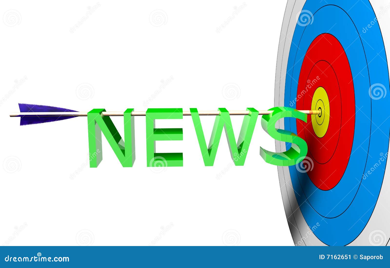 Target News stock illustration. Illustration of attain - 7162651