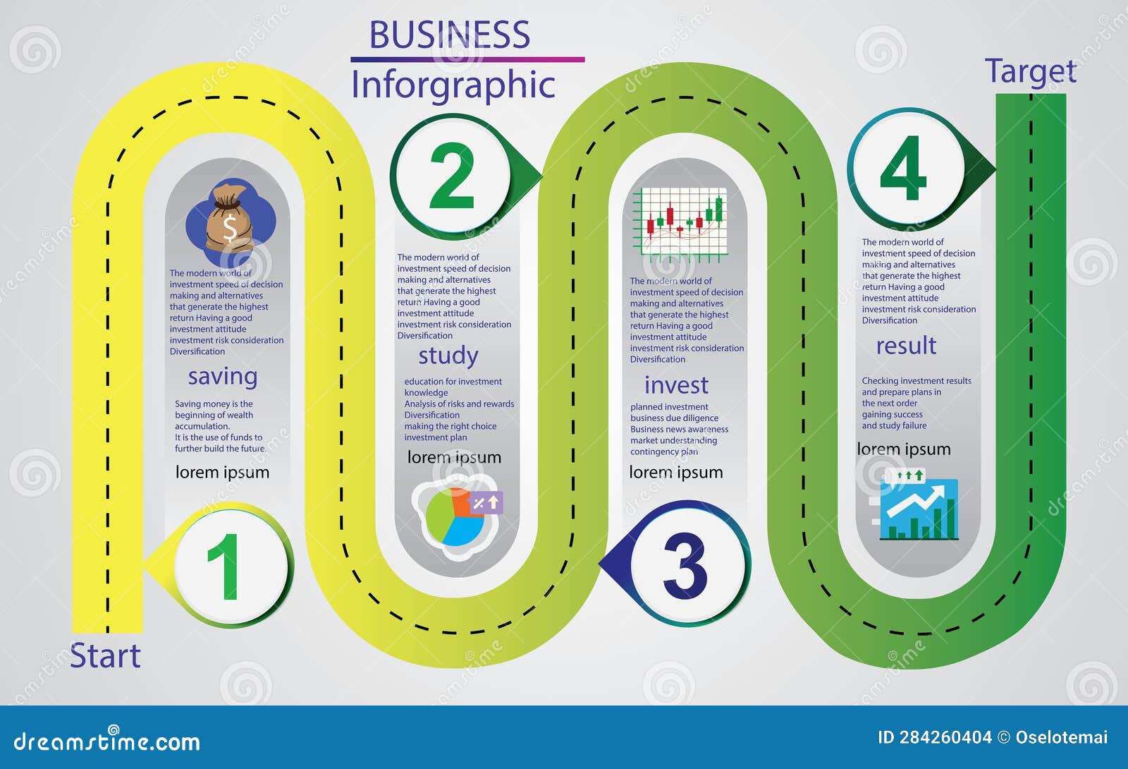 Target Path Template, Graphic Templates, Infographic Design Layouts ...