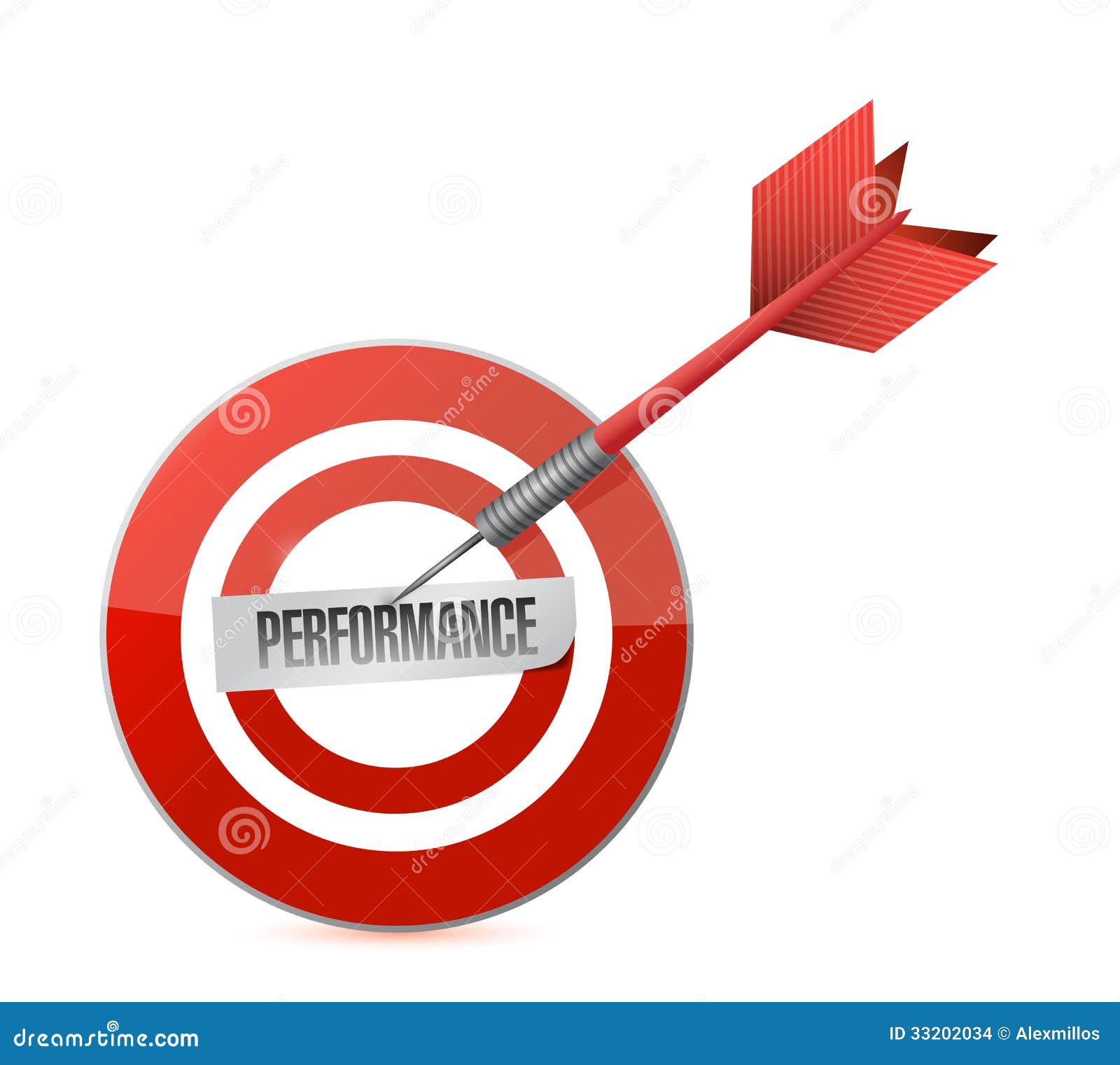 Target Performance. Illustration Design Stock Images - Image: 33202034
