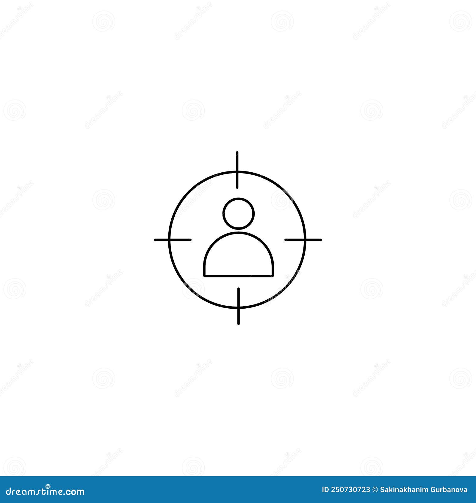 Target On Person - Segment Icons. A Professional, Pixel-aligned Icon ...