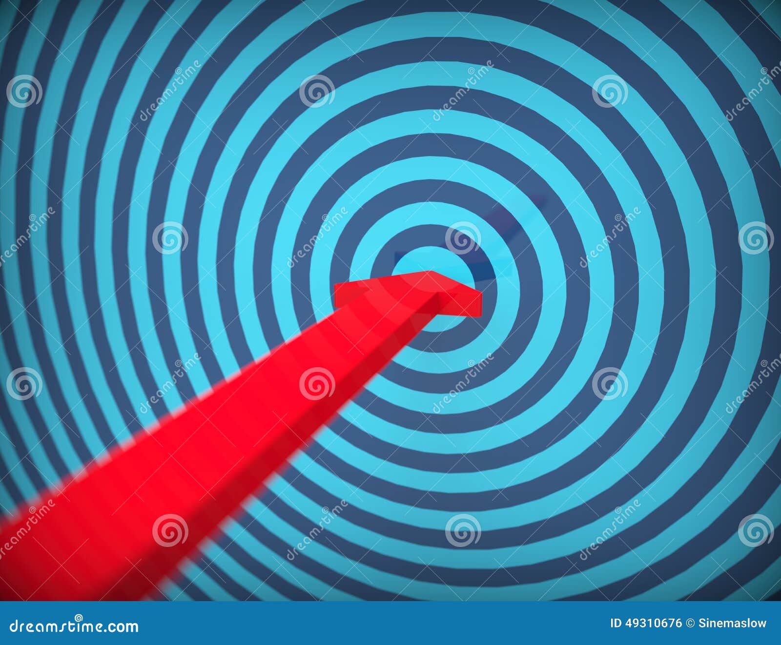Target with Place for Your Text Stock Illustration - Illustration of ...