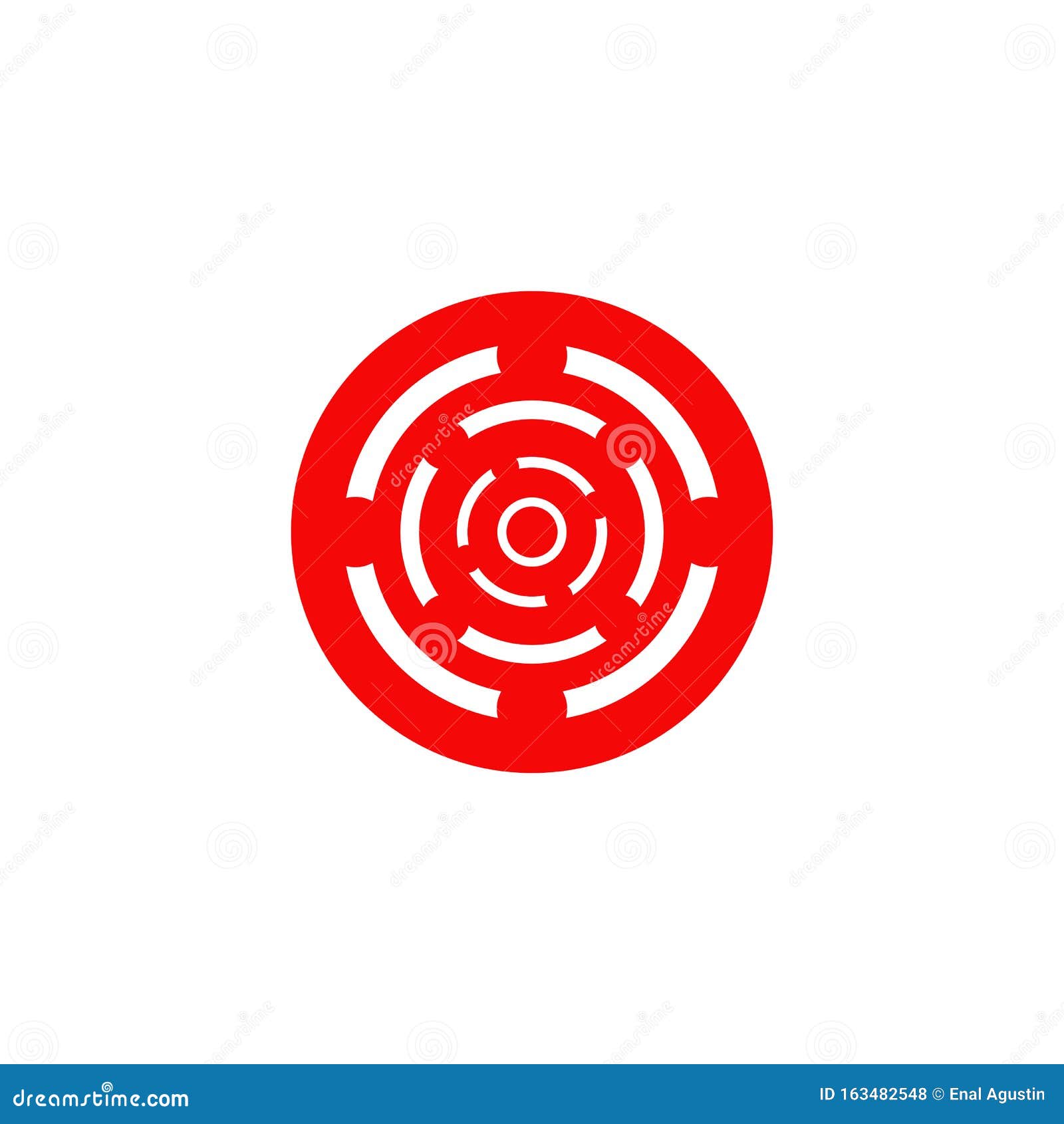 Target Point Icon Logo Design Vector Template Stock Vector ...