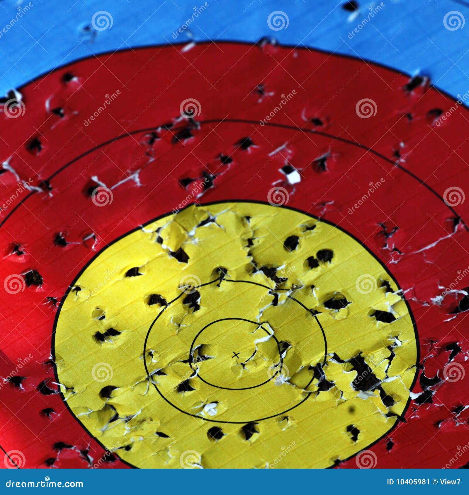 Target practice stock image. Image of bulls, blue, circle - 10405981