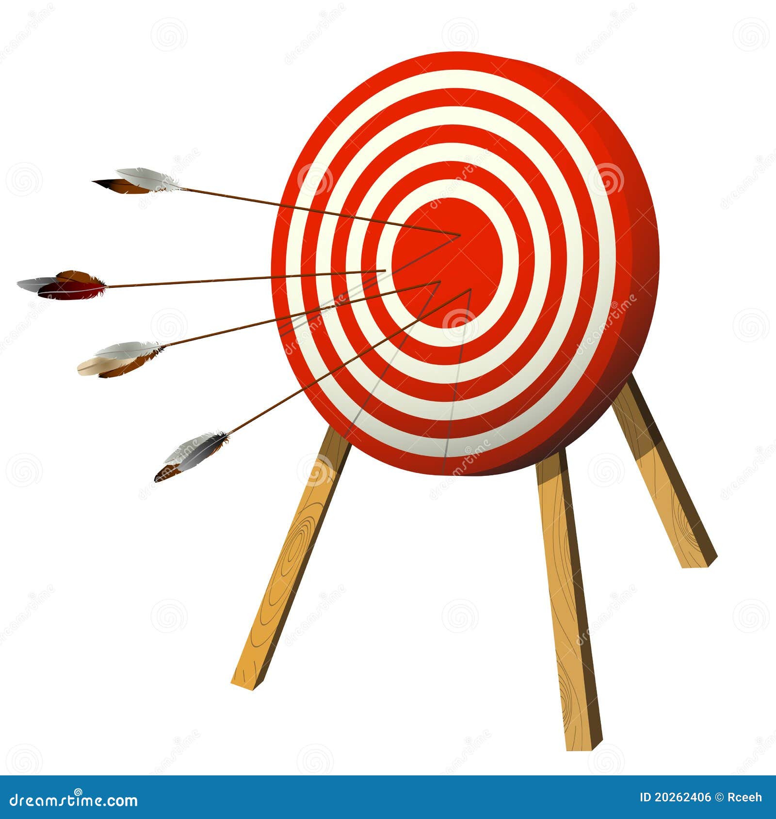 Target practice stock vector. Illustration of skill, sport - 20262406