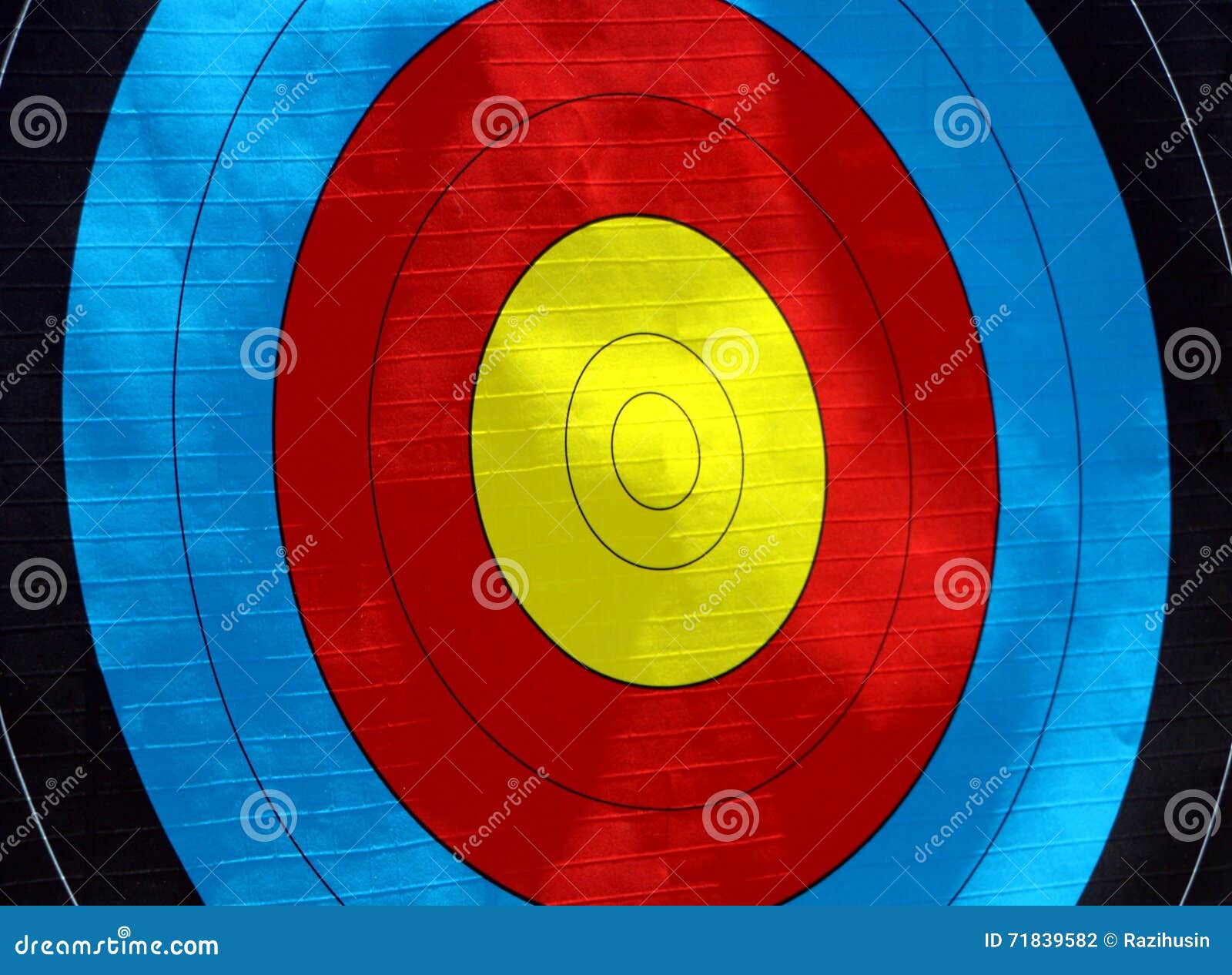 Target Practice Board Side View Stock Photo - Image of round, board ...