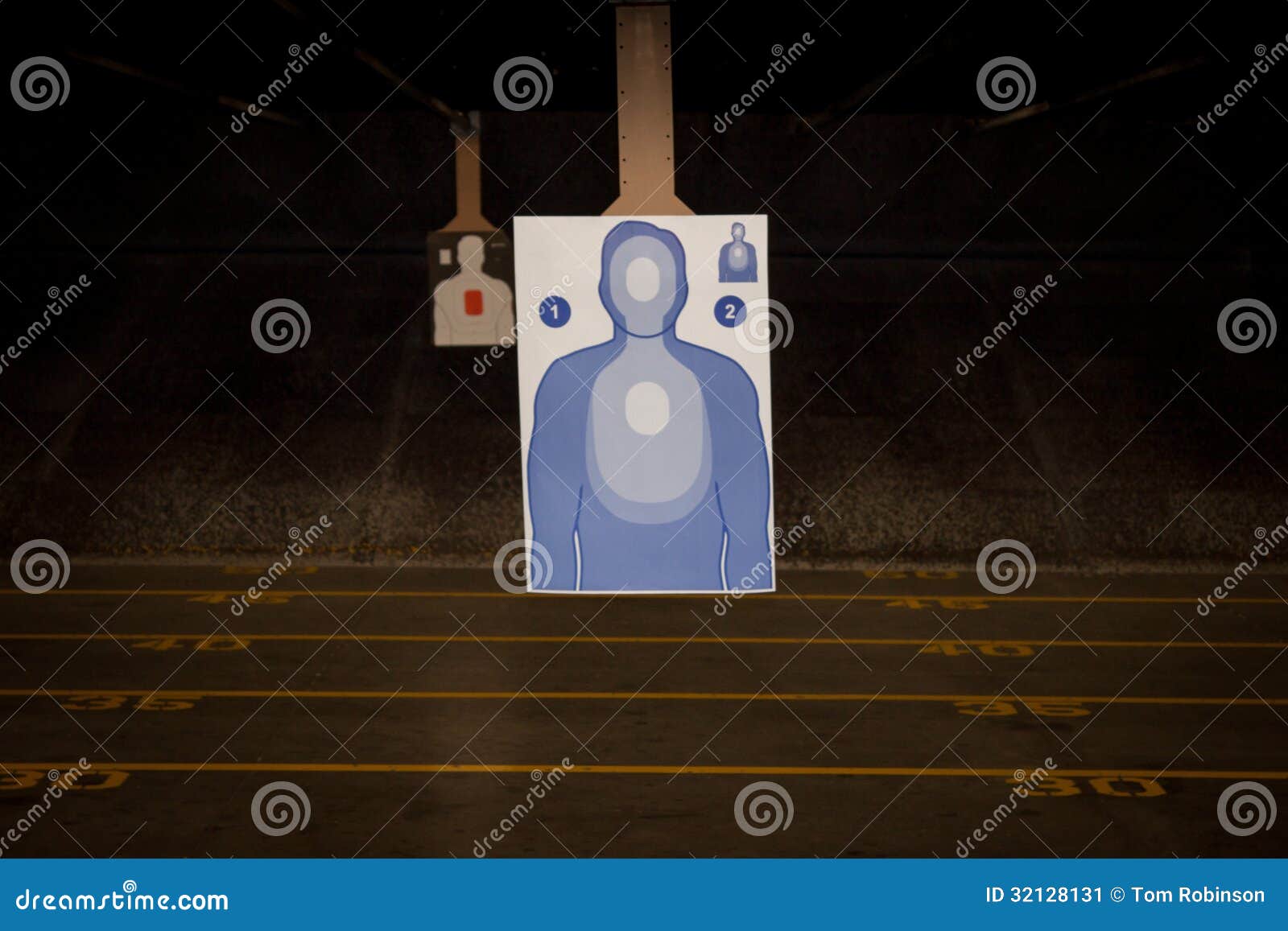 Target Practice at the Gun Range Stock Image - Image of shoot, shooting ...
