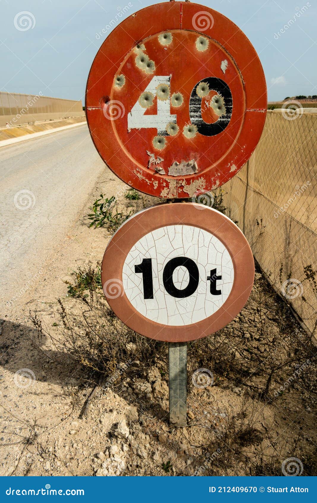 Target practice road sign stock photo. Image of numbers - 212409670