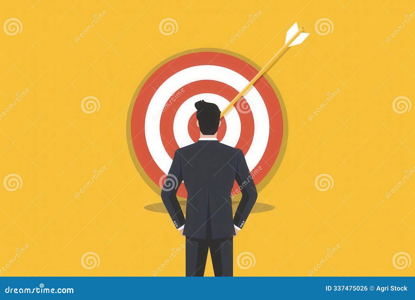 Target Practice Line And Glyph Icon. Aim And Bullets Vector ...