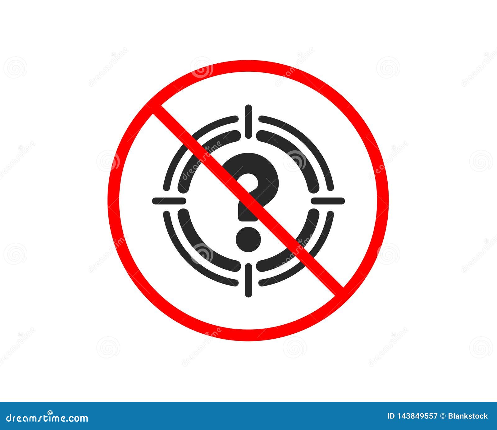 Target with Question Mark Icon. Vector Stock Vector - Illustration of ...