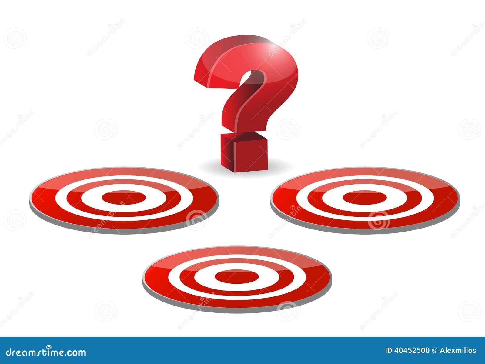 Target With Question Mark Icon. Vector | CartoonDealer.com #150793869