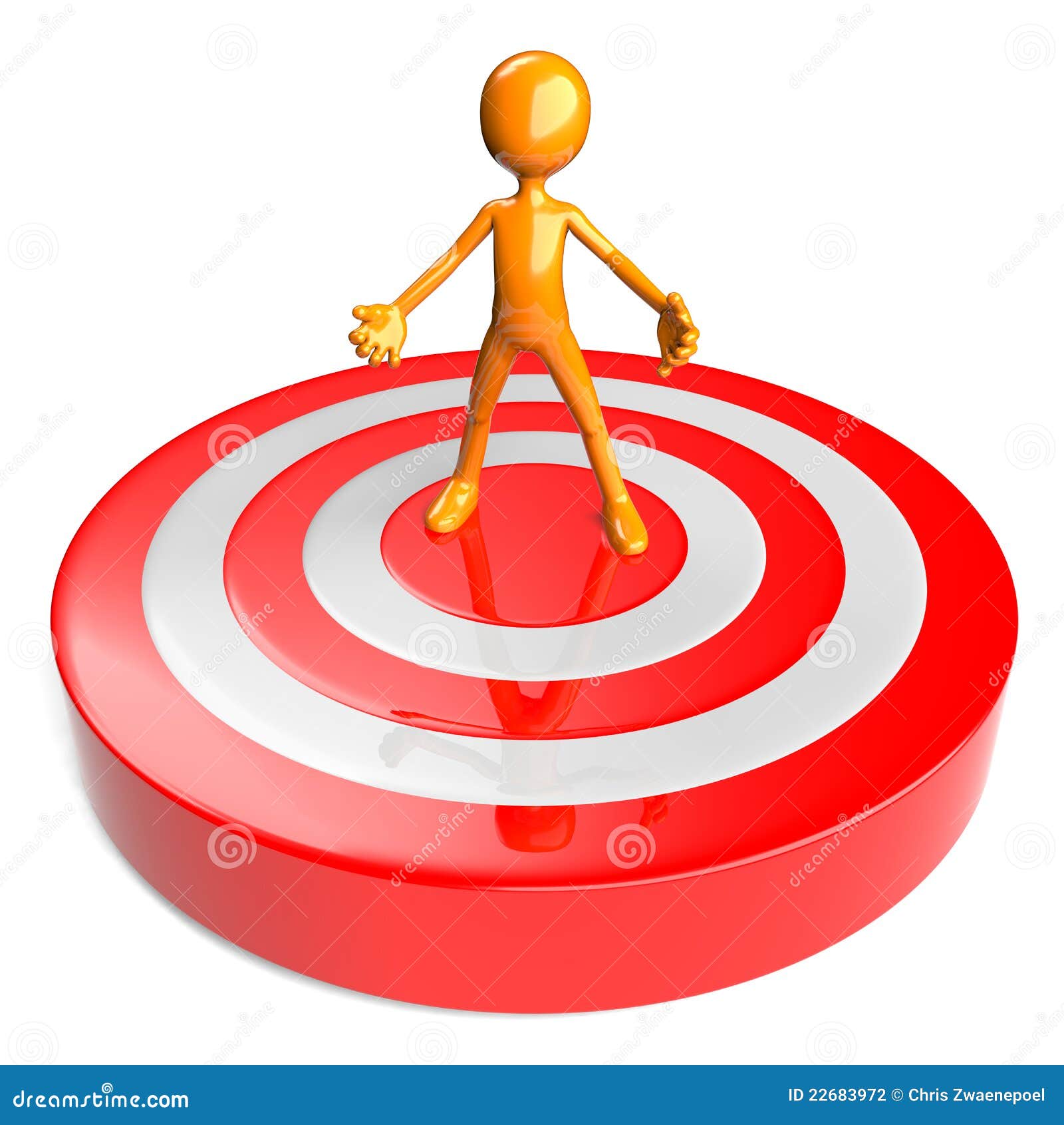 Target reached stock illustration. Illustration of target - 22683972