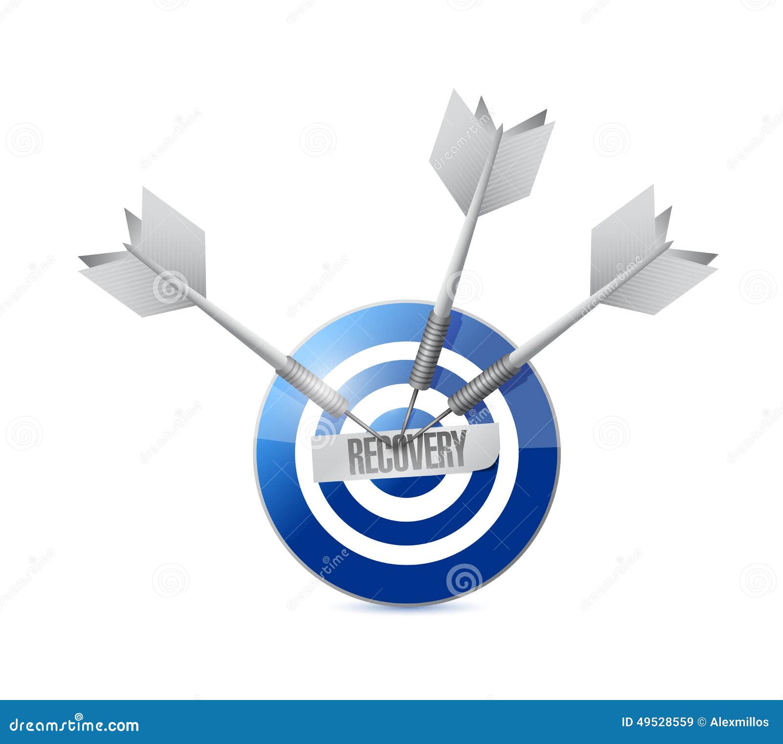 Target Recovery Illustration Design Stock Image - Image of backup ...