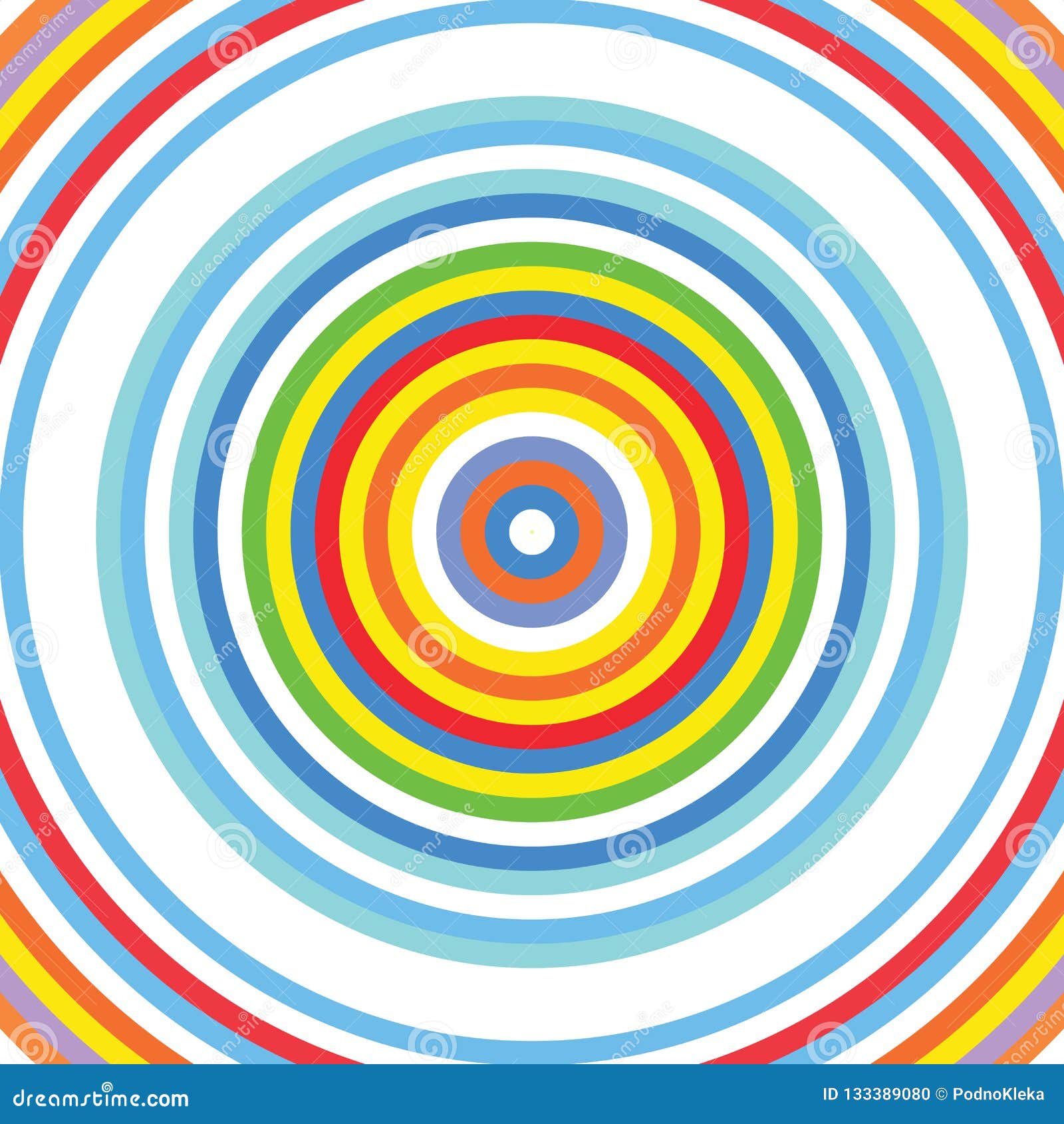 Target Round Circle Rainbow Background Pattern Stock Vector ...