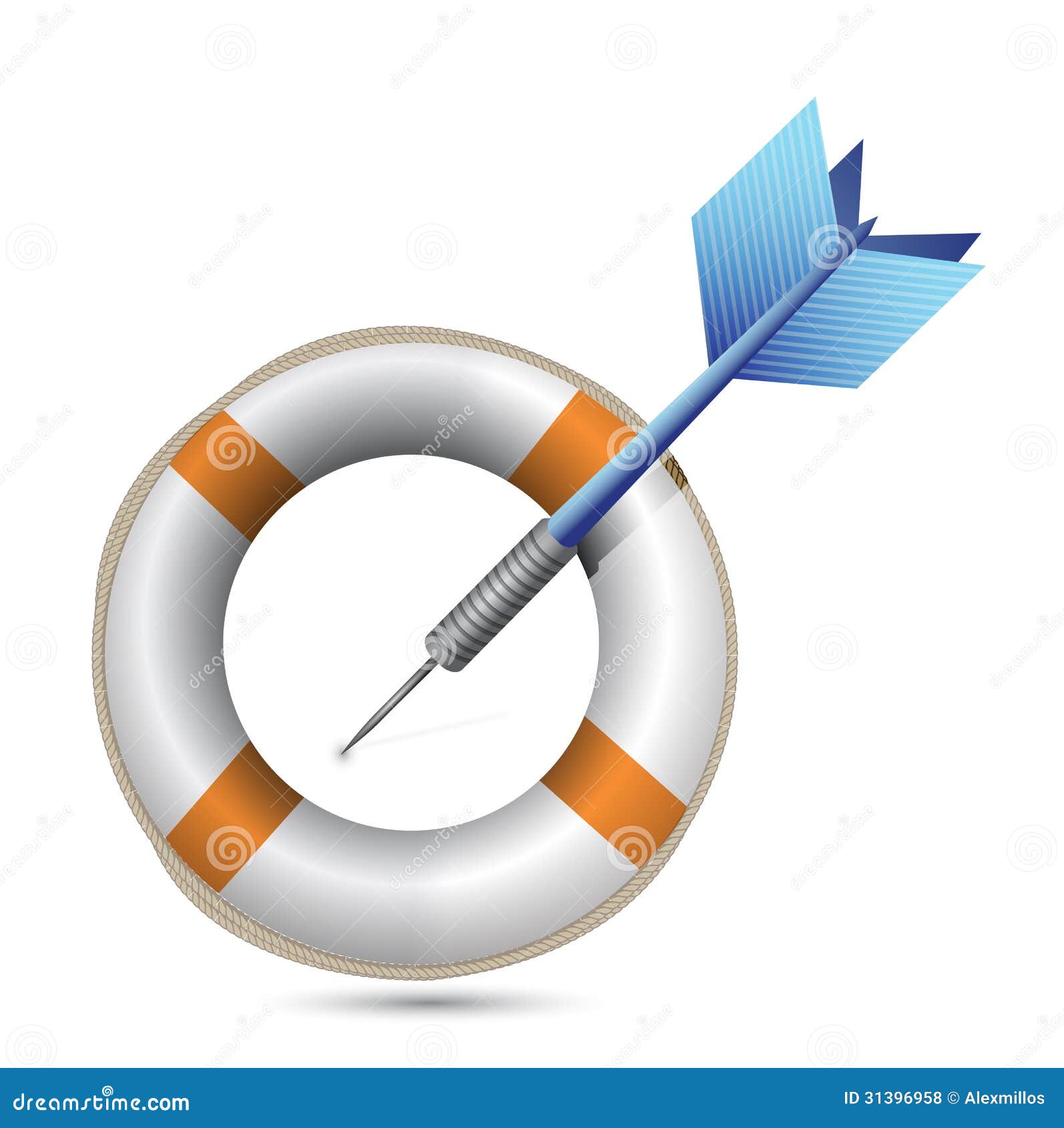 Target Safety Illustration Design Stock Illustration - Illustration of ...