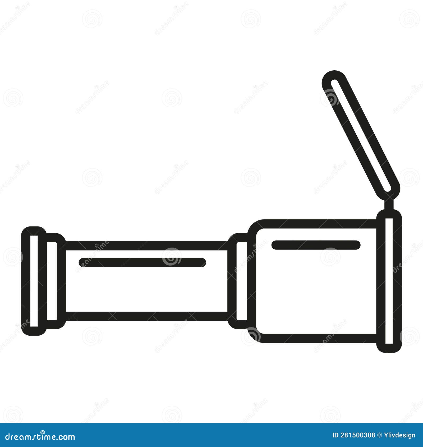 Target Scope Icon Outline Vector. Rifle Sight Stock Illustration ...