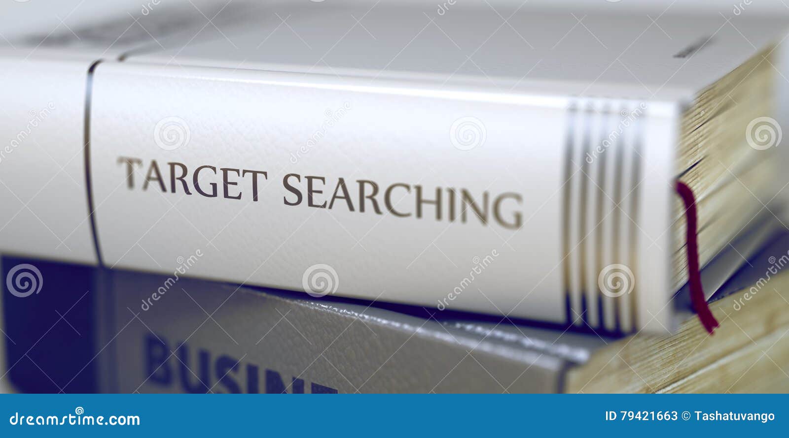 Target Searching - Book Title. 3D. Stock Image - Image of concept ...