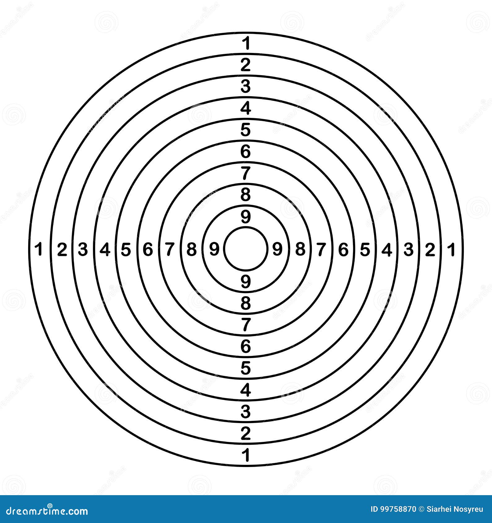 Target Shoot Vector. TARGET TEMPLATE DESIGN. SHOOT VECTOR ...